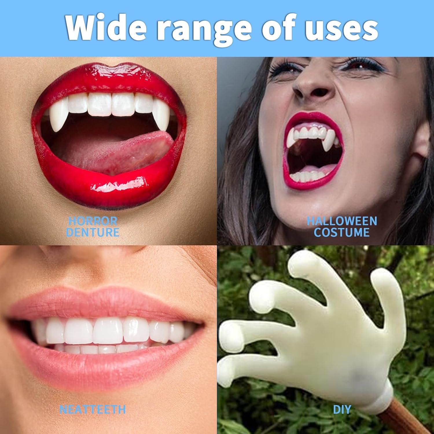 IjhyGD DIY Denture Kit Create Your Own Provisional Teeth Set Polymorph ...