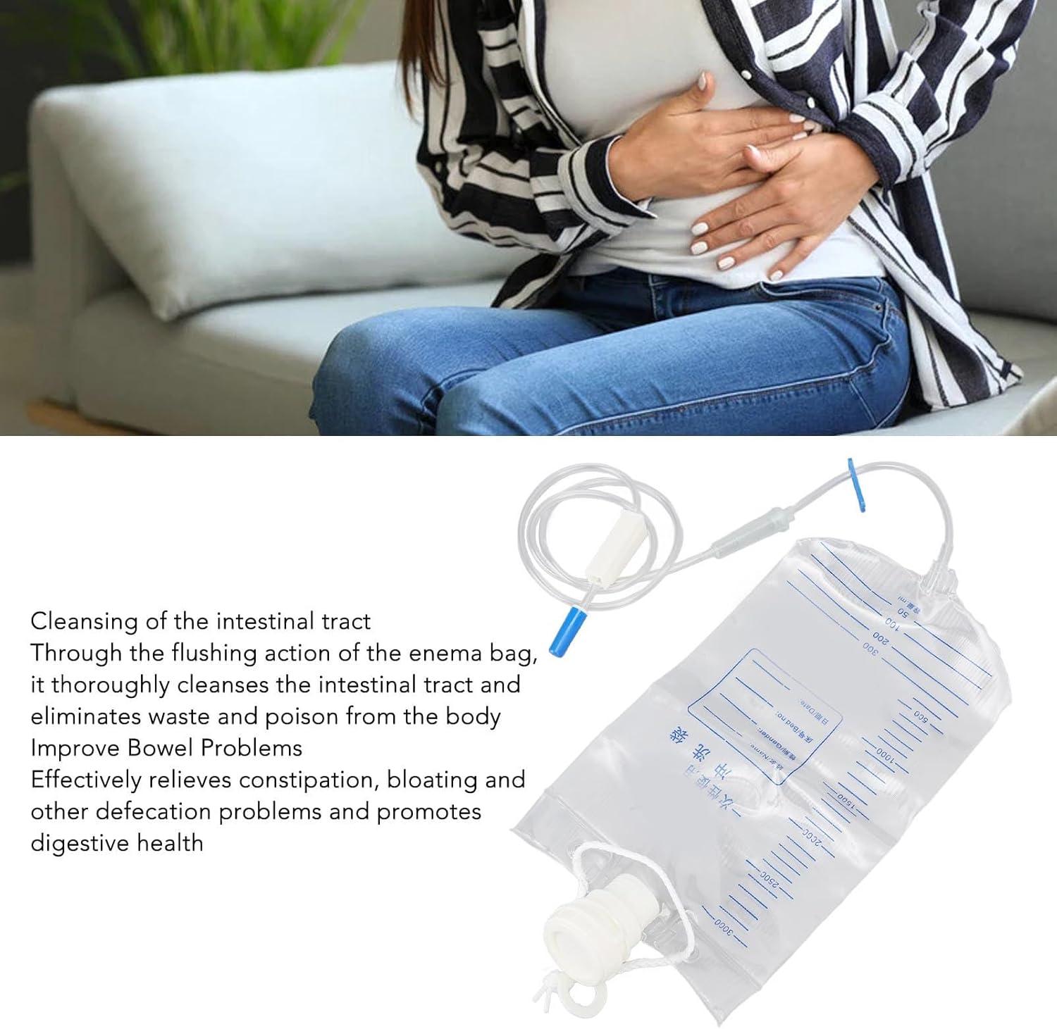 3000 ml Silicone Inlet Bags with Hose - Promotes Digestive Health ...