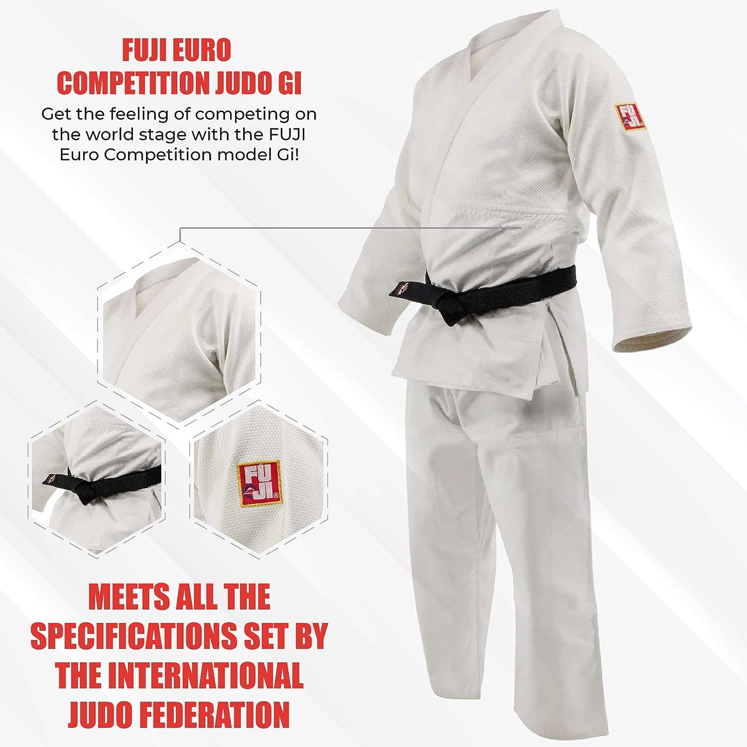 Fuji Euro Competition Judo Gi 4.5 White - Premium Quality Judo Uniform | Buy Now with Express ...