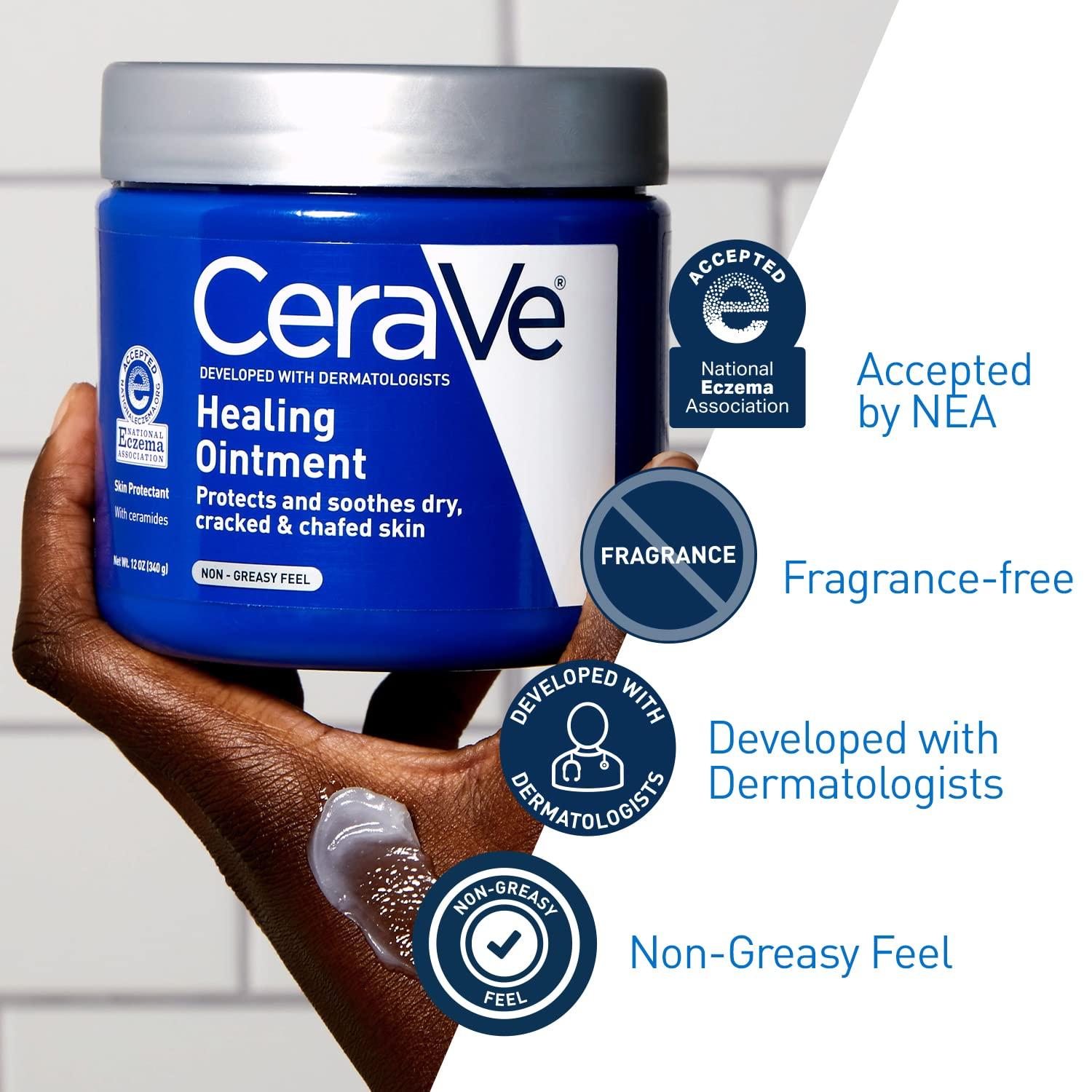CeraVe Healing Ointment 12 Ounce - Moisturizing Skin Protectant with ...