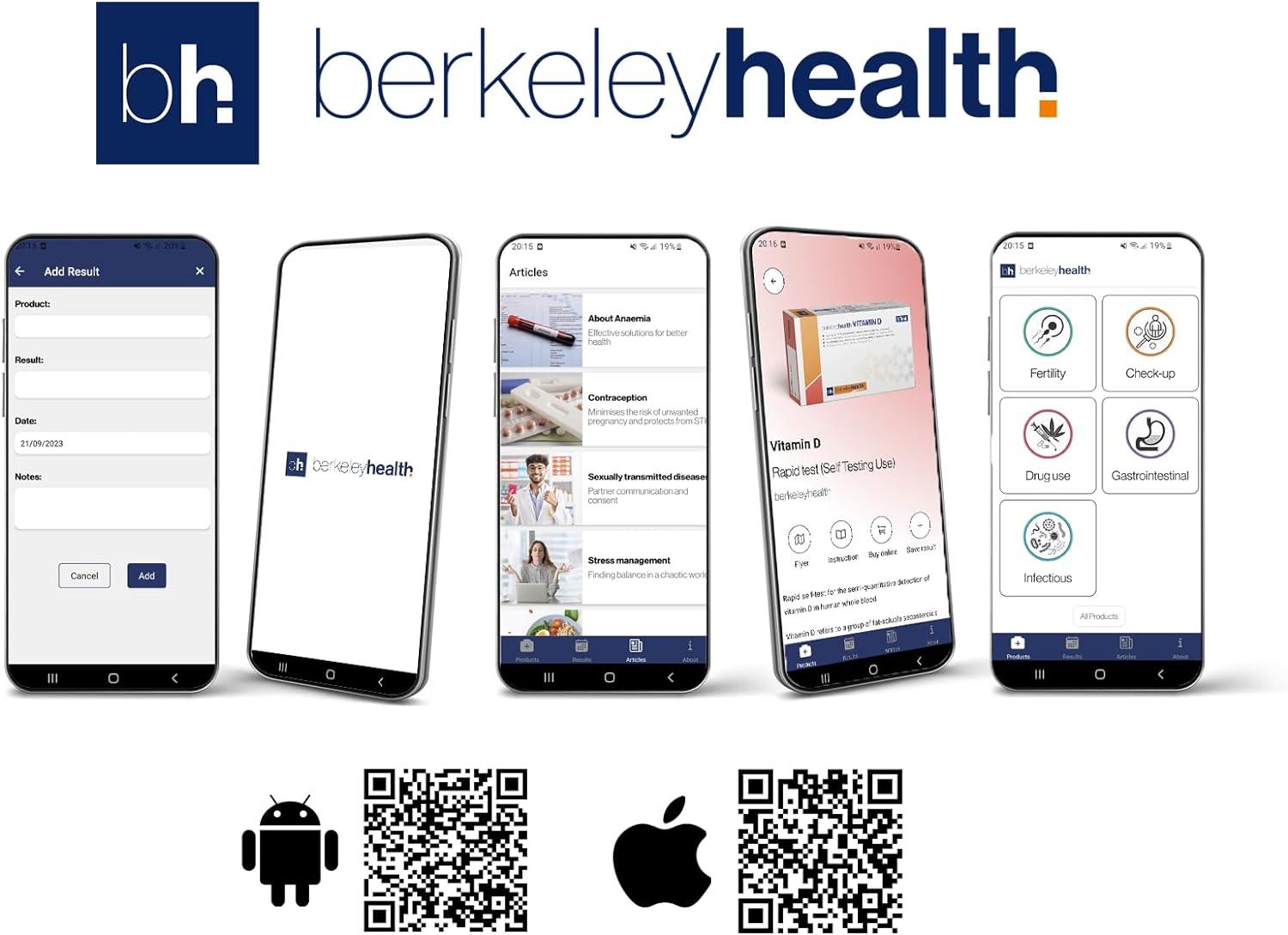 Berkeley Health Easy Check SP-10 Male Fertility Test Kit | Detect ...