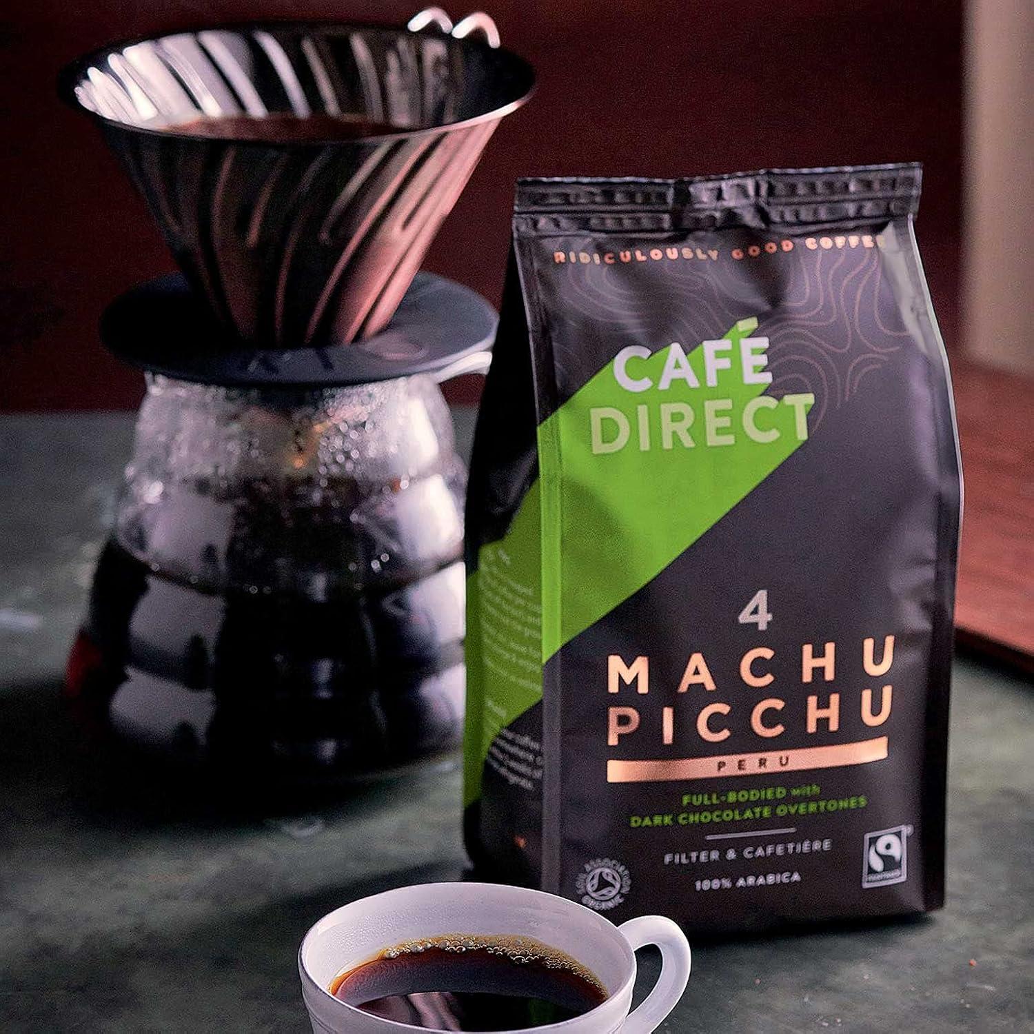 Cafedirect Machu Picchu Ground Coffee 227g - A rich smooth coffee with ...