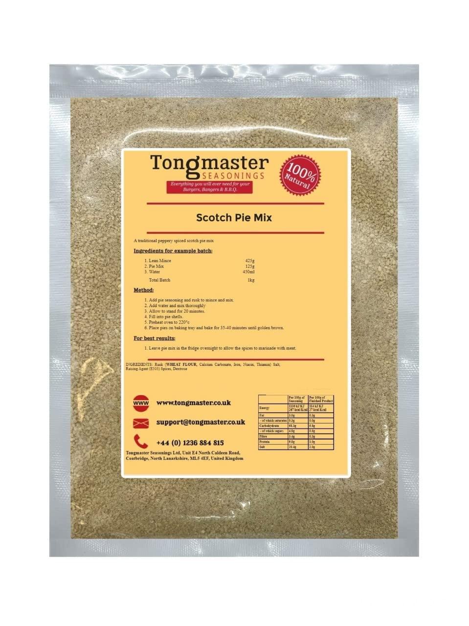 Scotch Pie Dry Spice Seasoning Mix - 125g (Just add meat and water to ...