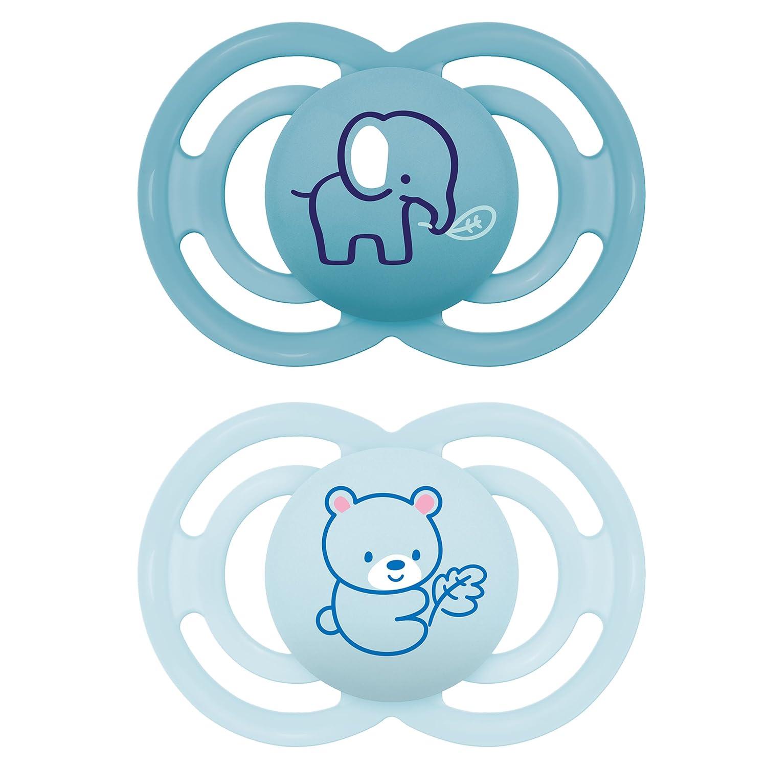 Mam Perfect Day & Night Pacifier Set - Tooth-Friendly Glow-in-the-Dark ...