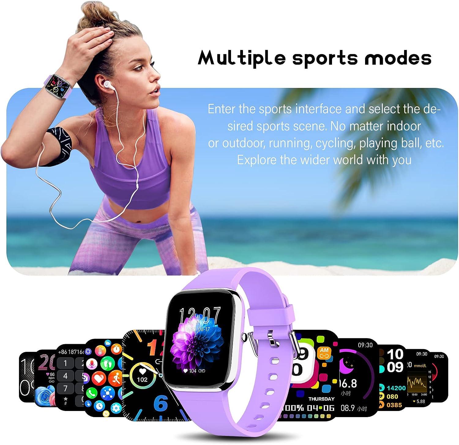 SHAPESHE Blood Glucose Monitor Smart Watch & Fitness Tracker - Touch ...