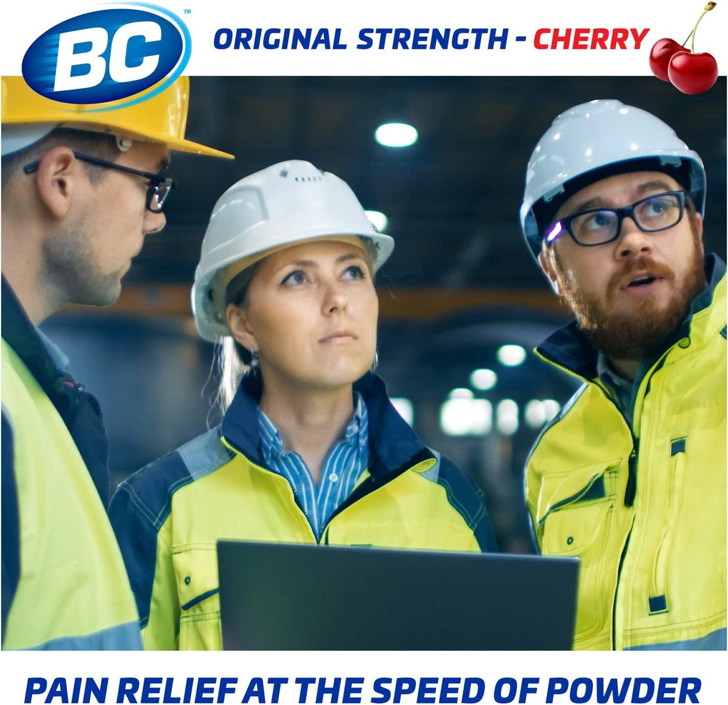 BC Powder Pain Reliever, Cherry Flavor Dissolve Packs, 24 Individual ...