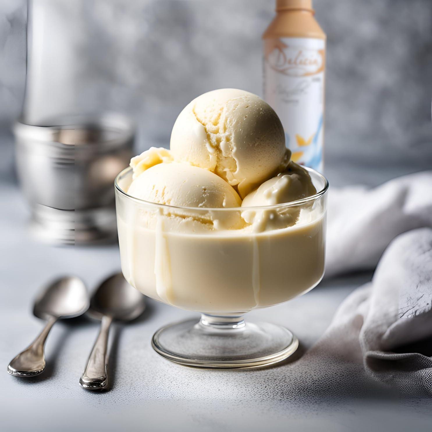 Delicia Vanilla Dessert Sauce | 600g Seductive Topping for All Desserts ...