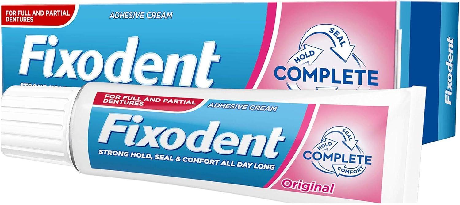Buy Fixodent Complete Original Denture Adhesive 47g - Strong Hold for ...