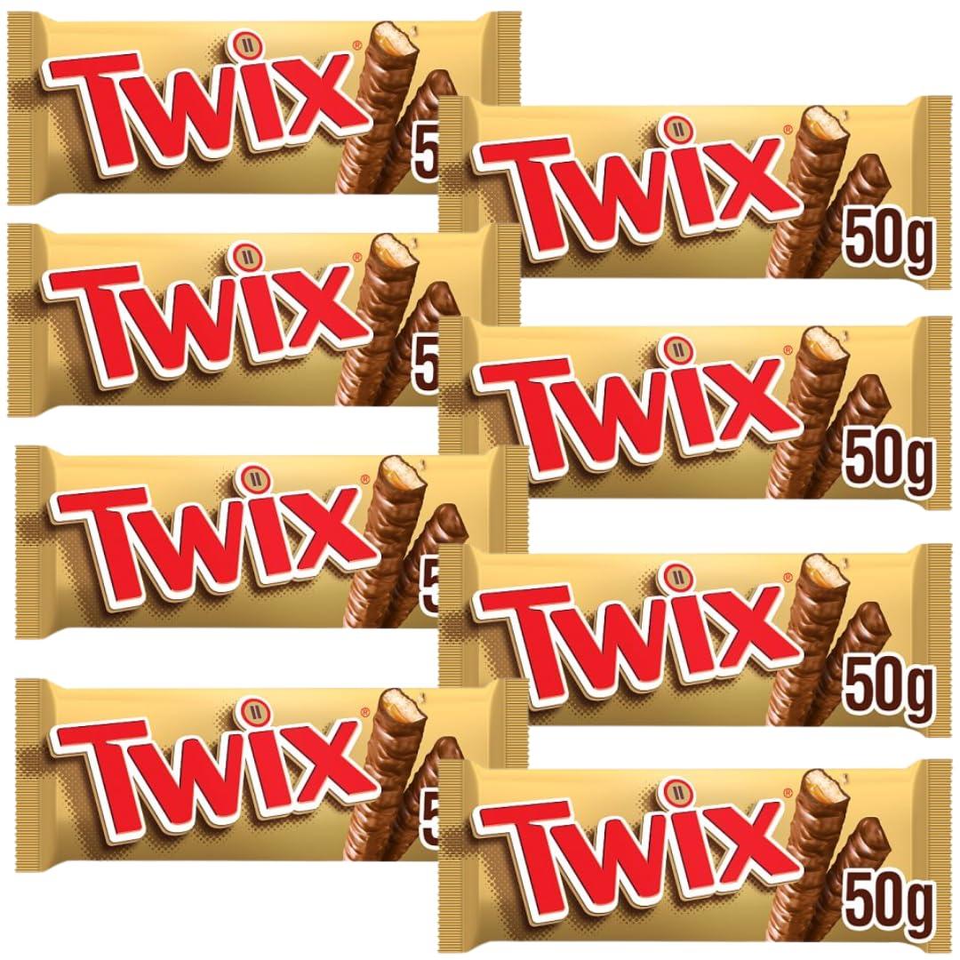 Chocolate Bundle With Twix Twin Chocolate Bars 50g (8 Pack) | Buy Now with Express International ...