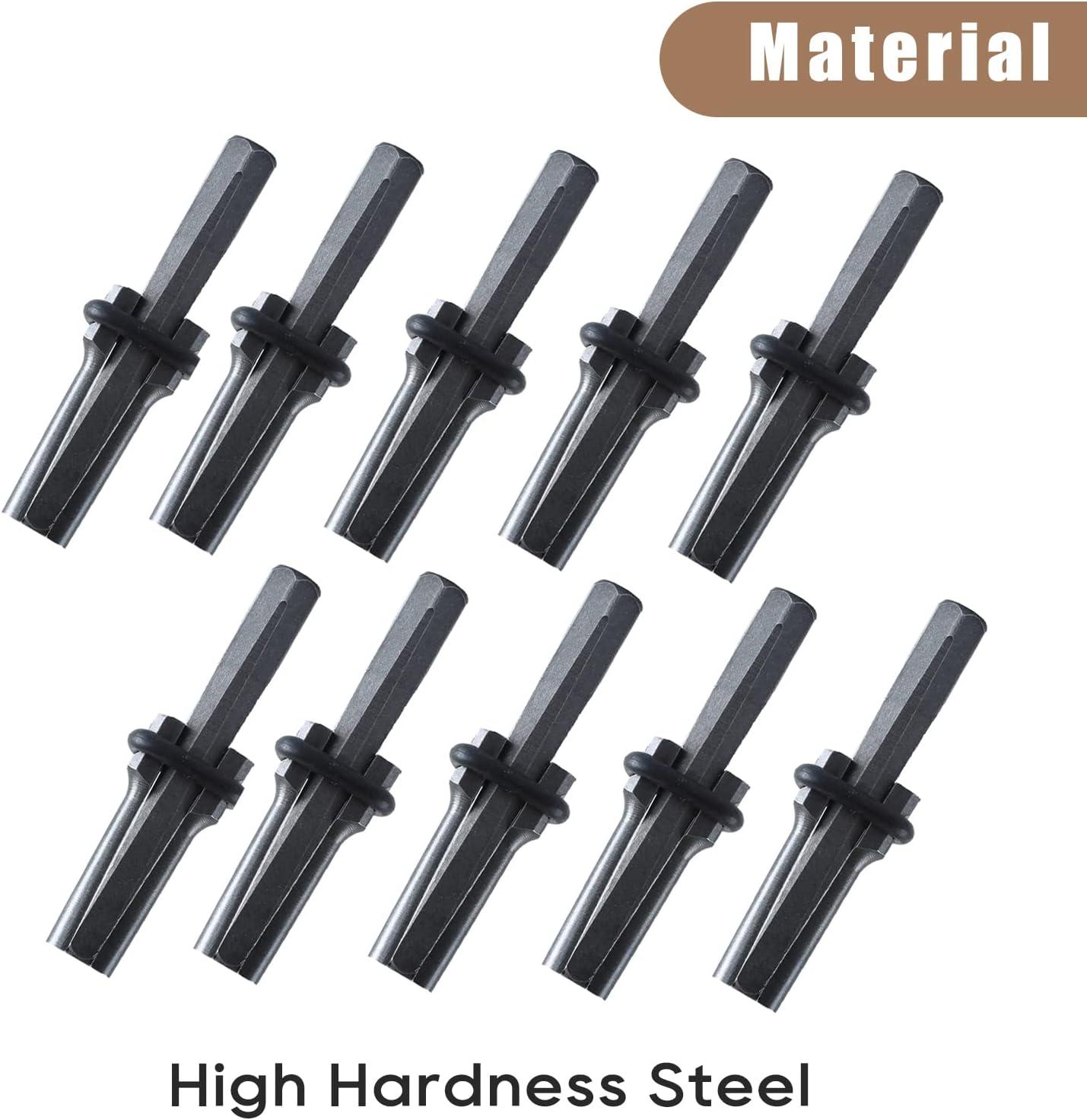 FLK Tech 10 Set 5/8 Plug Wedges and Feather Shims - Splitter Hand Tools ...