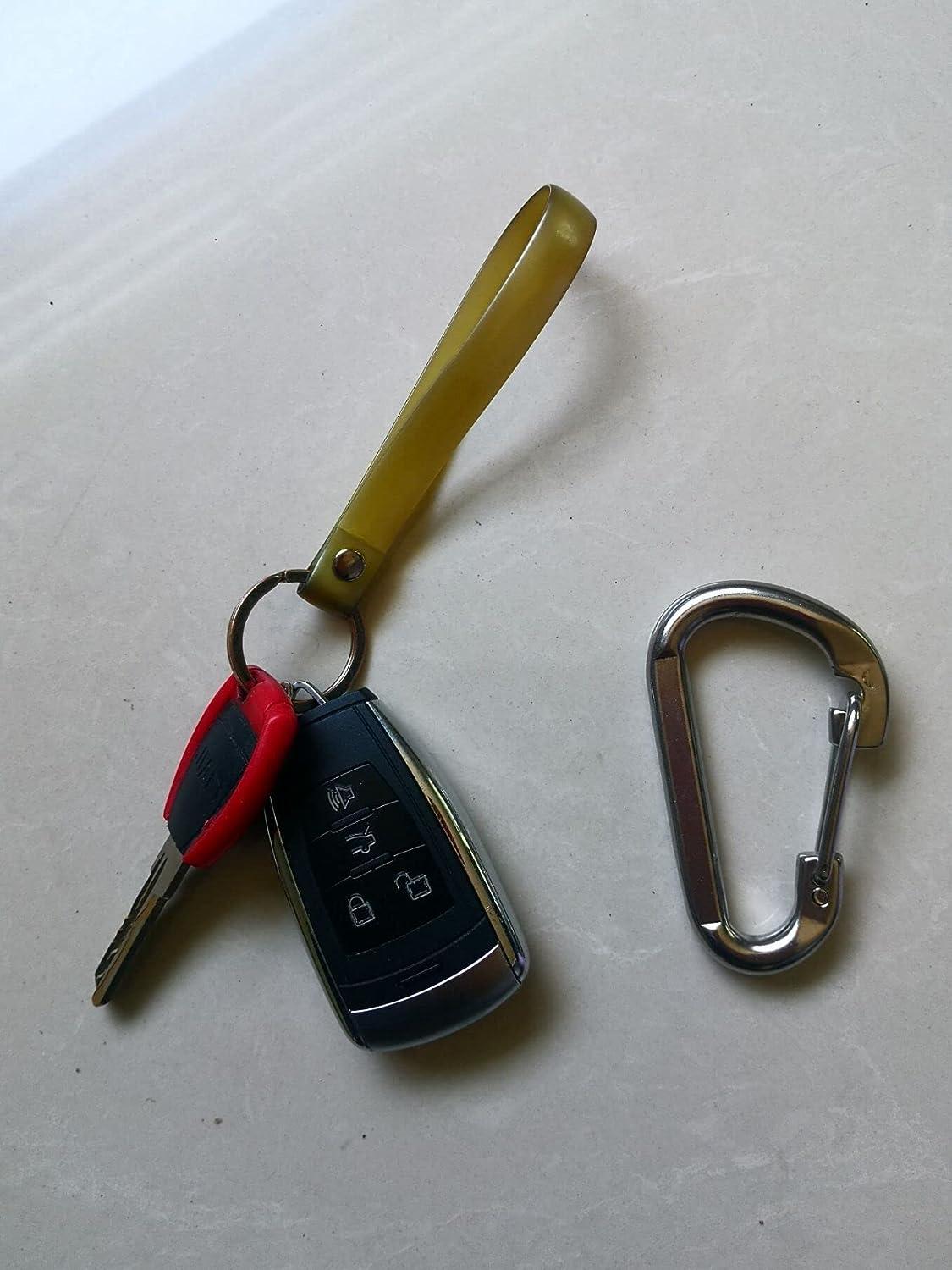 JY-MARINE Heavy Duty 316 Stainless Steel Snap Hook Carabiner 4 Pack ...