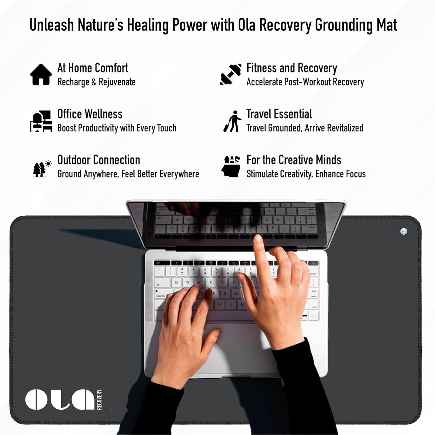 Ola Recovery Grounding Mat - Sleep Better Reduce Inflammation & Pain ...