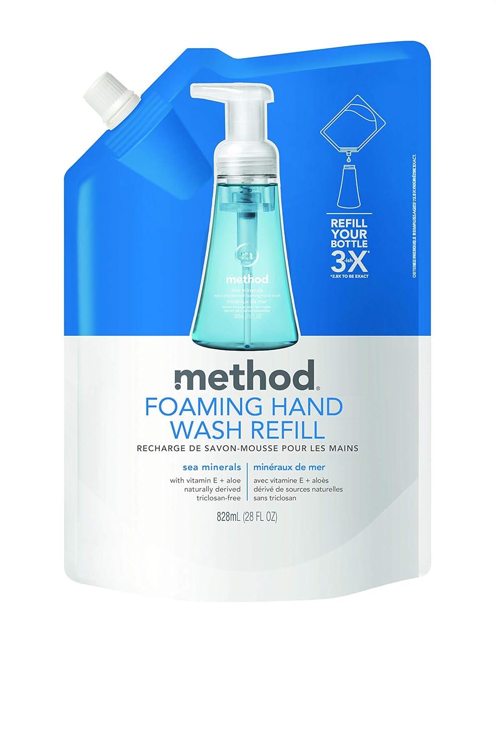 Method Foaming Hand Wash Refill Pouch - Sea Minerals - 28 Fl Oz (Pack ...