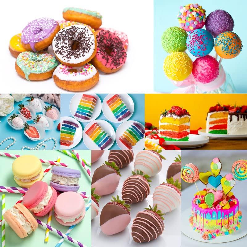 Fat-Soluble Food Coloring Set for Chocolate - 12 x 6ml Vibrant Colors ...