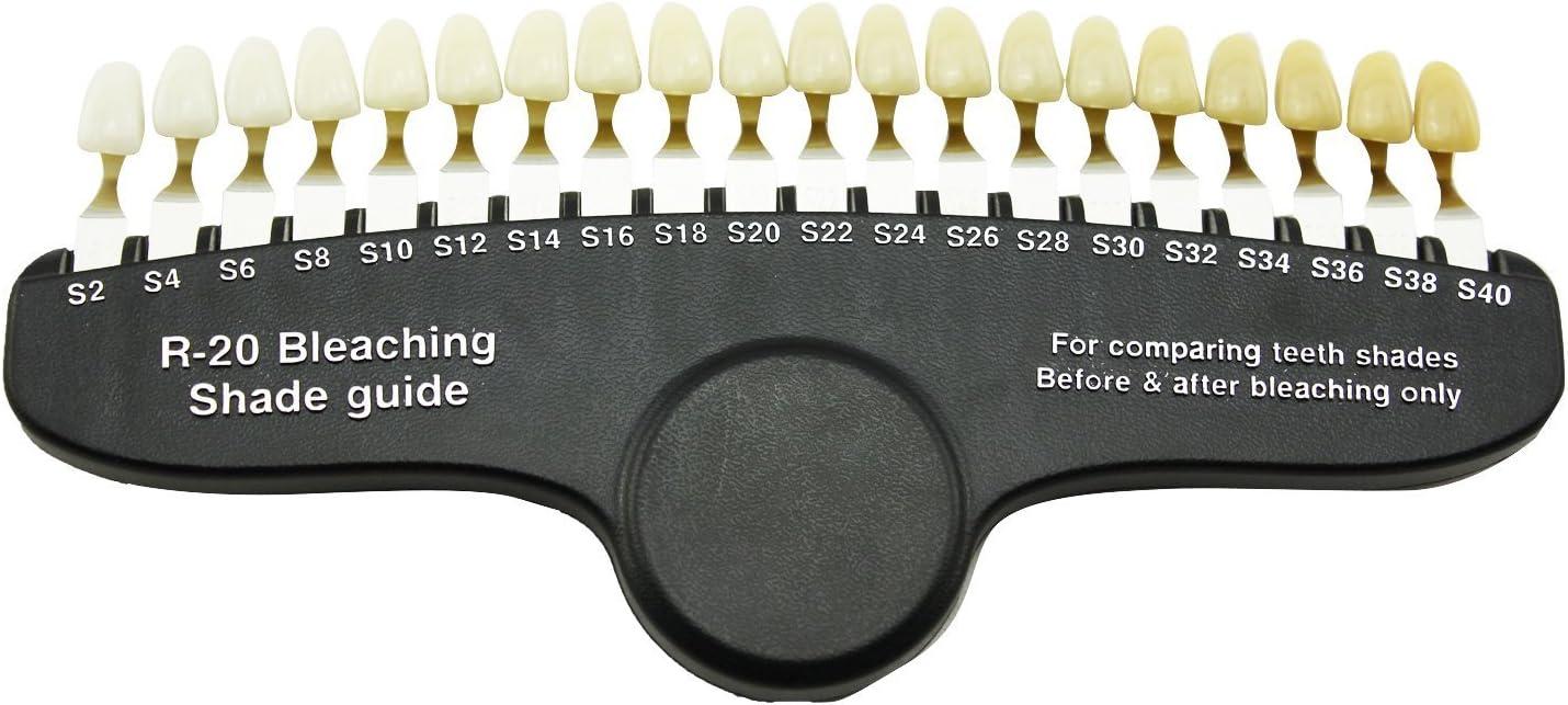 Professional 3d R 20 Dental Tooth Teeth Whitening Shade Guide For