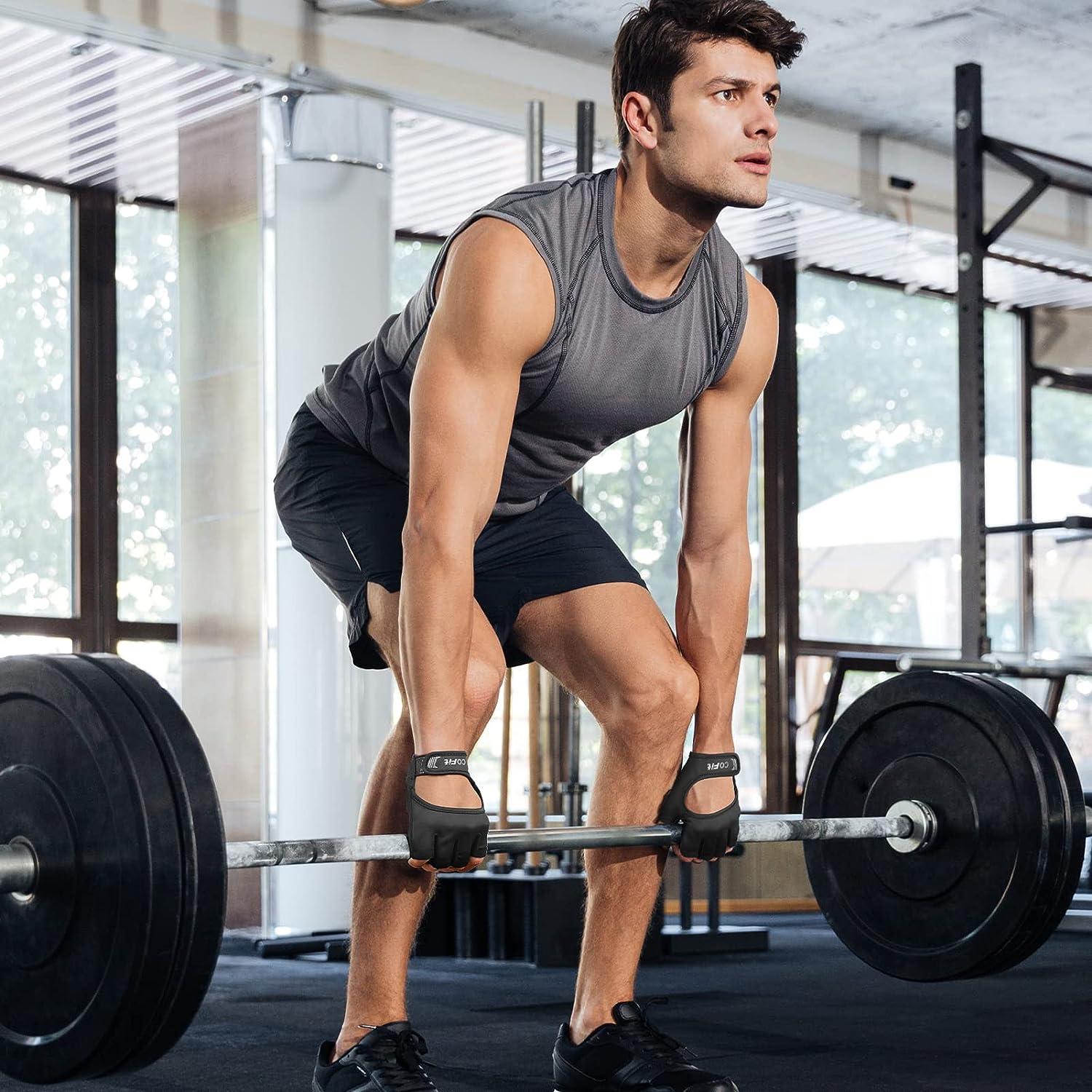 COFIT Ventilated Workout Gloves - Curved Open Design, Anti-Slip, Full ...