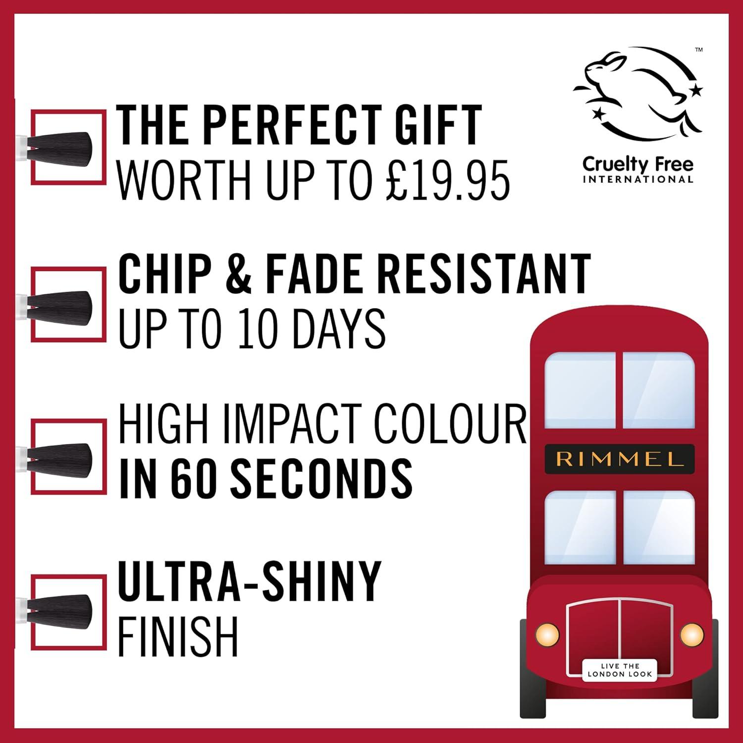 Rimmel London Bus Nail Kit: Get Creative with Iconic Nail Art | Buy Now ...