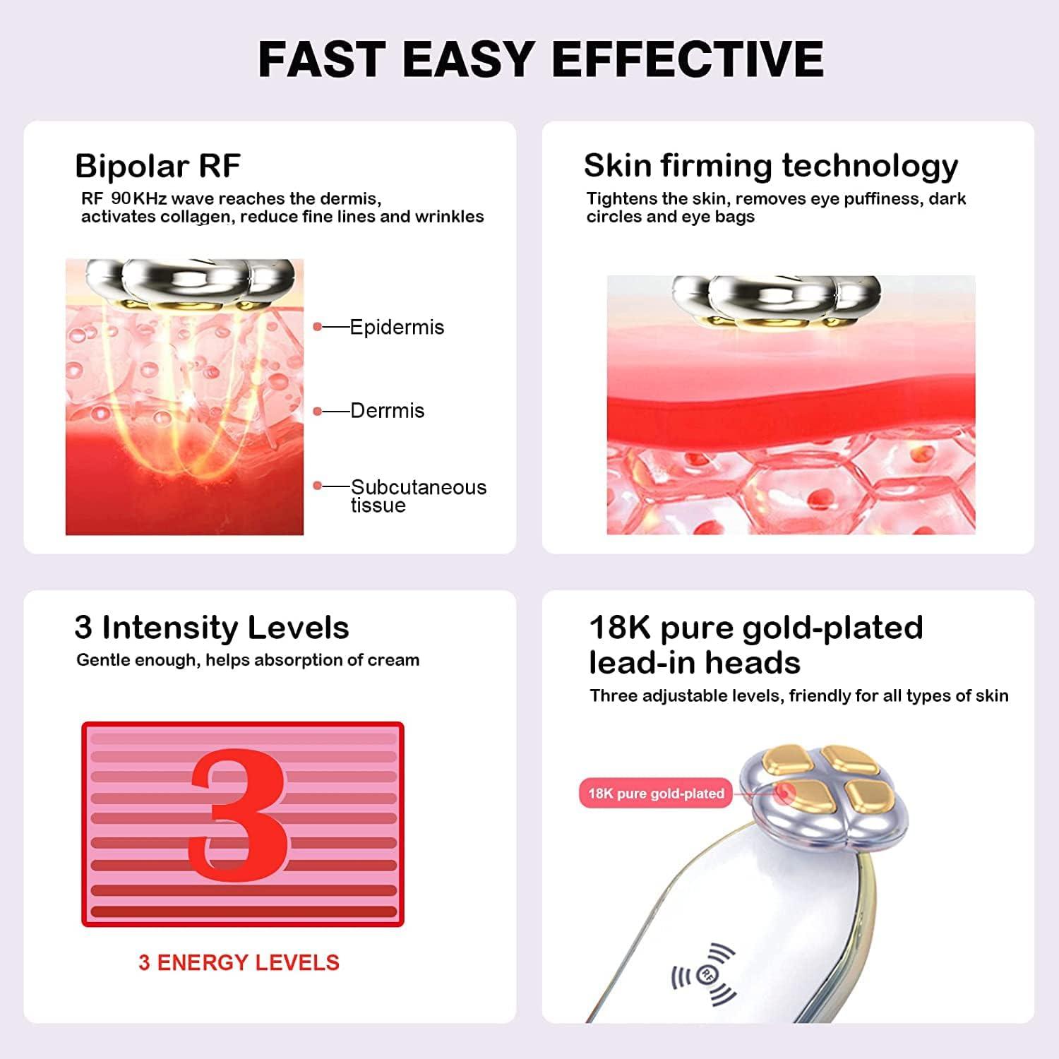 Eye RF Anti Aging Device | Reduce Eye Bags, Puffiness, Dark Circles ...