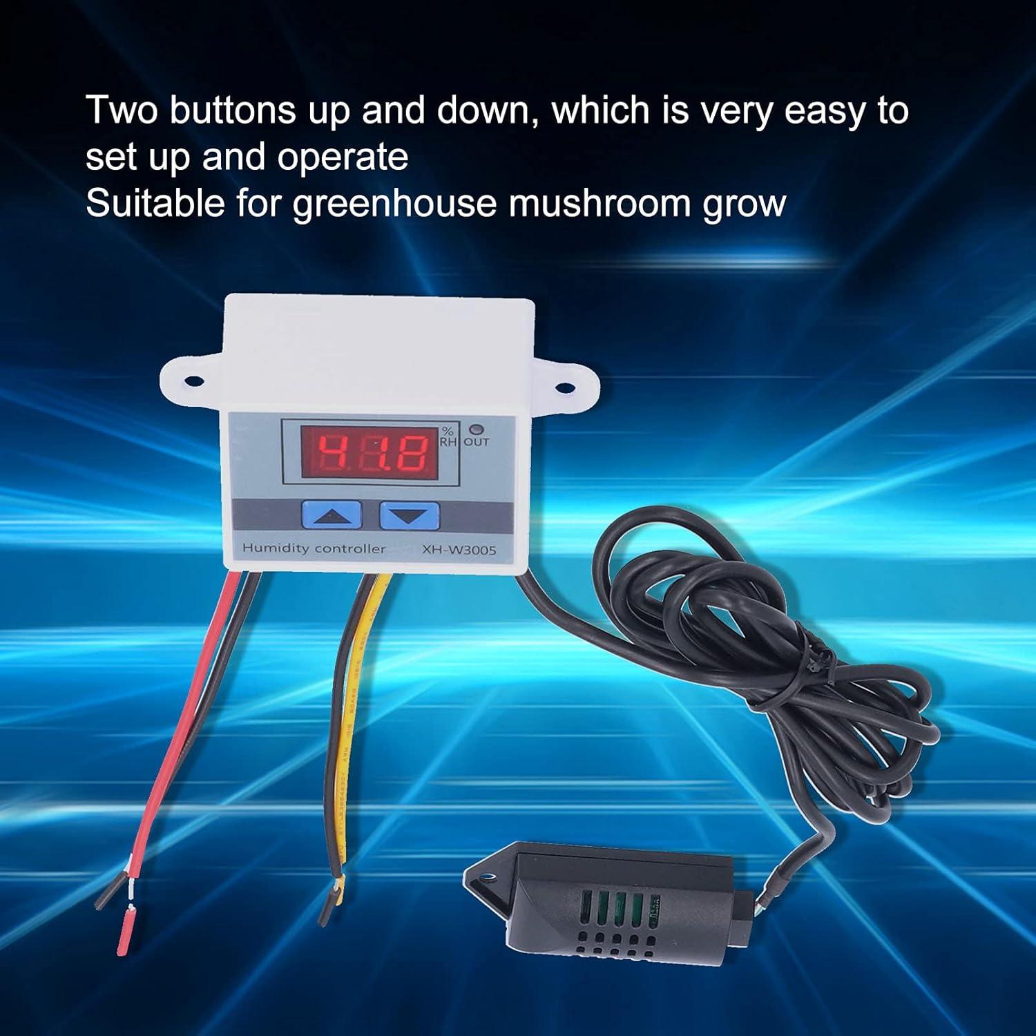 Digital Moisture Controller Sensor | Flexible Hygrometer Control Switch ...