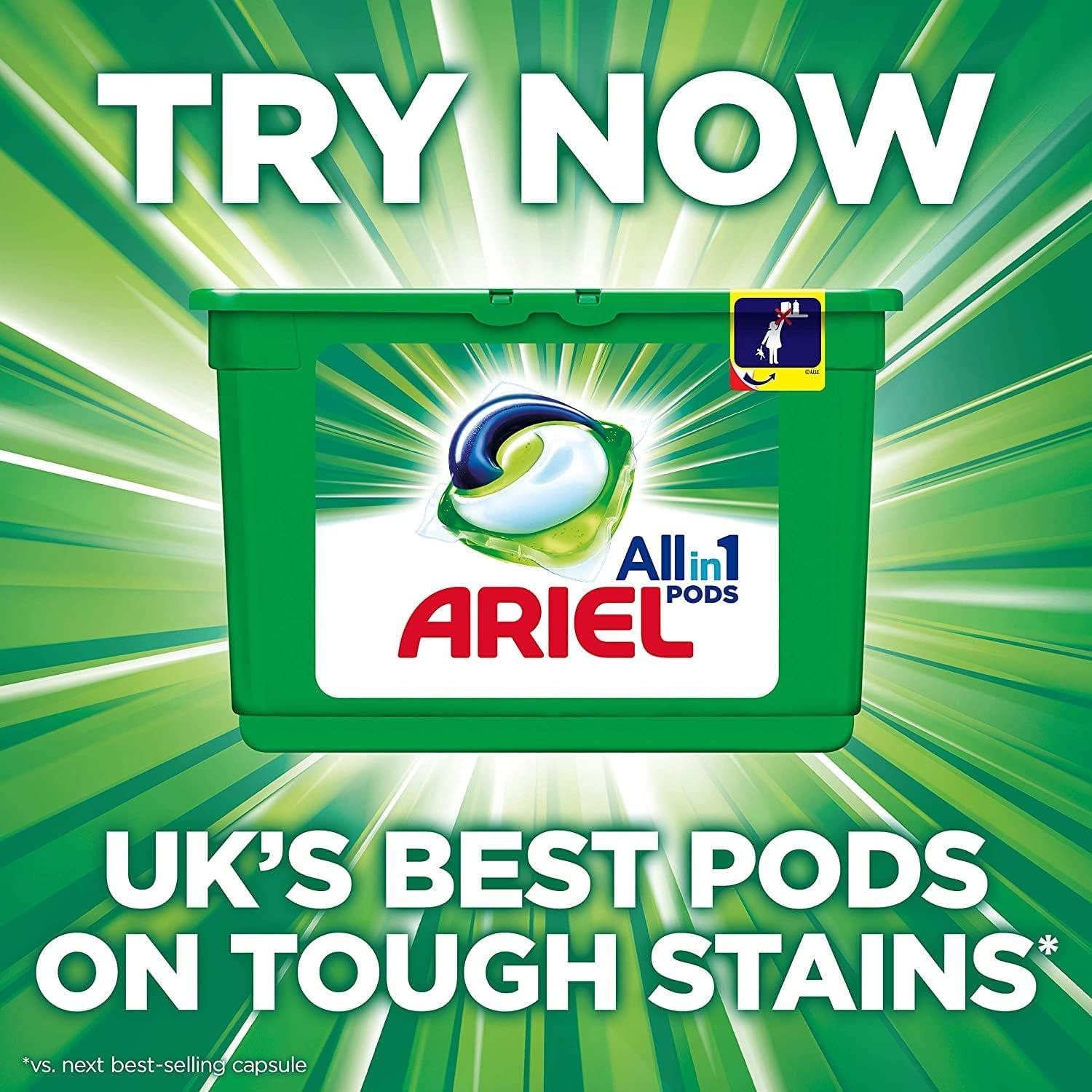 Ariel Washing Liquid Laundry Detergent Gel 144 Washes (888 ml x 6 ...