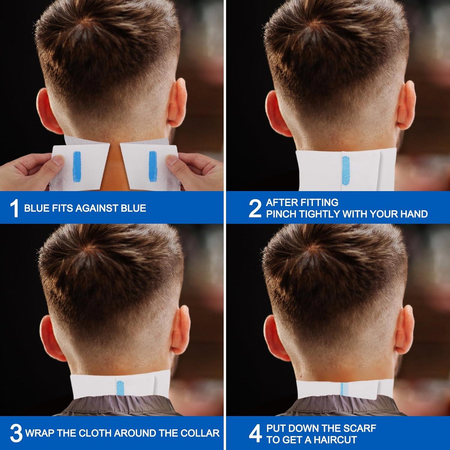 NICEMOVIC 5 Rolls Disposable Barber Paper Neck Strips - Professional ...