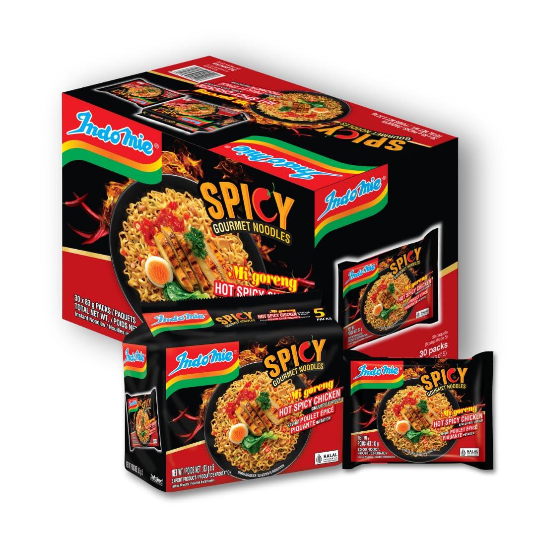 Indomie Mi Goreng Instant Noodles Hot Spicy Chicken 6(5x83g) | Buy Now ...