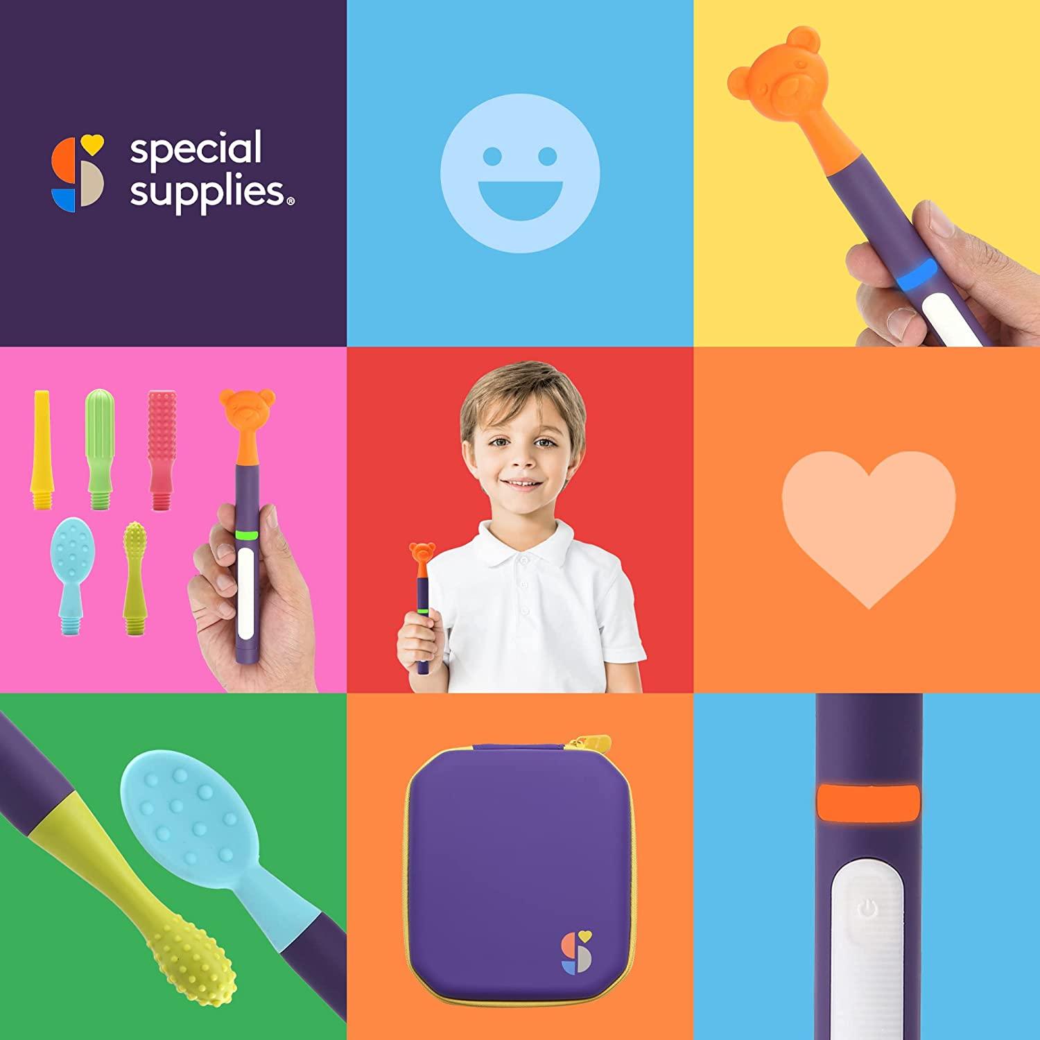 Special Supplies Buzz Buddy Oral Stimulation Kit - 6 Soft Textured ...