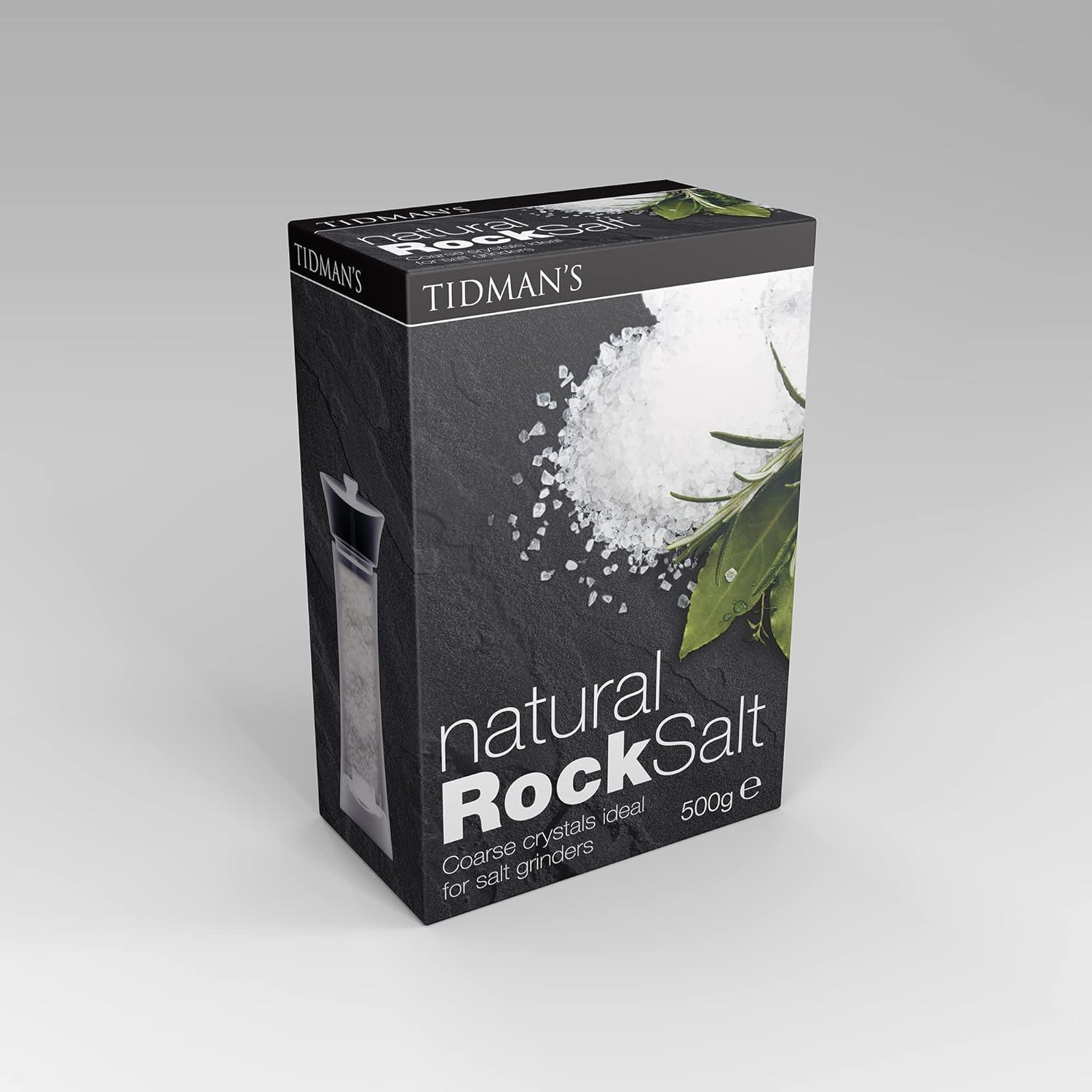 Tidmans Natural Rock Salt 500g - Premium Quality Salt for Cooking ...