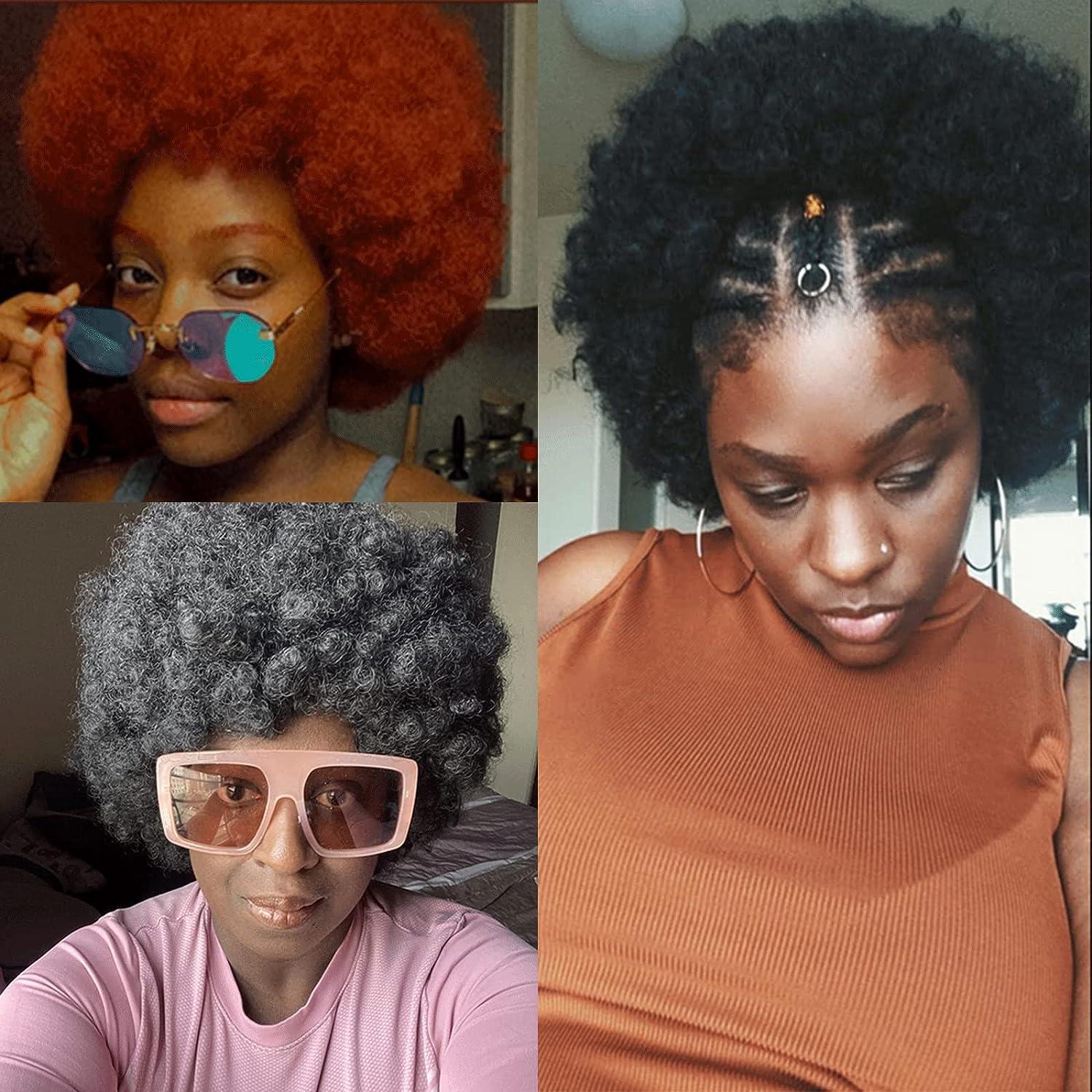 Fannace Afro Curly Wig for Women | Soft Natural Looking High ...