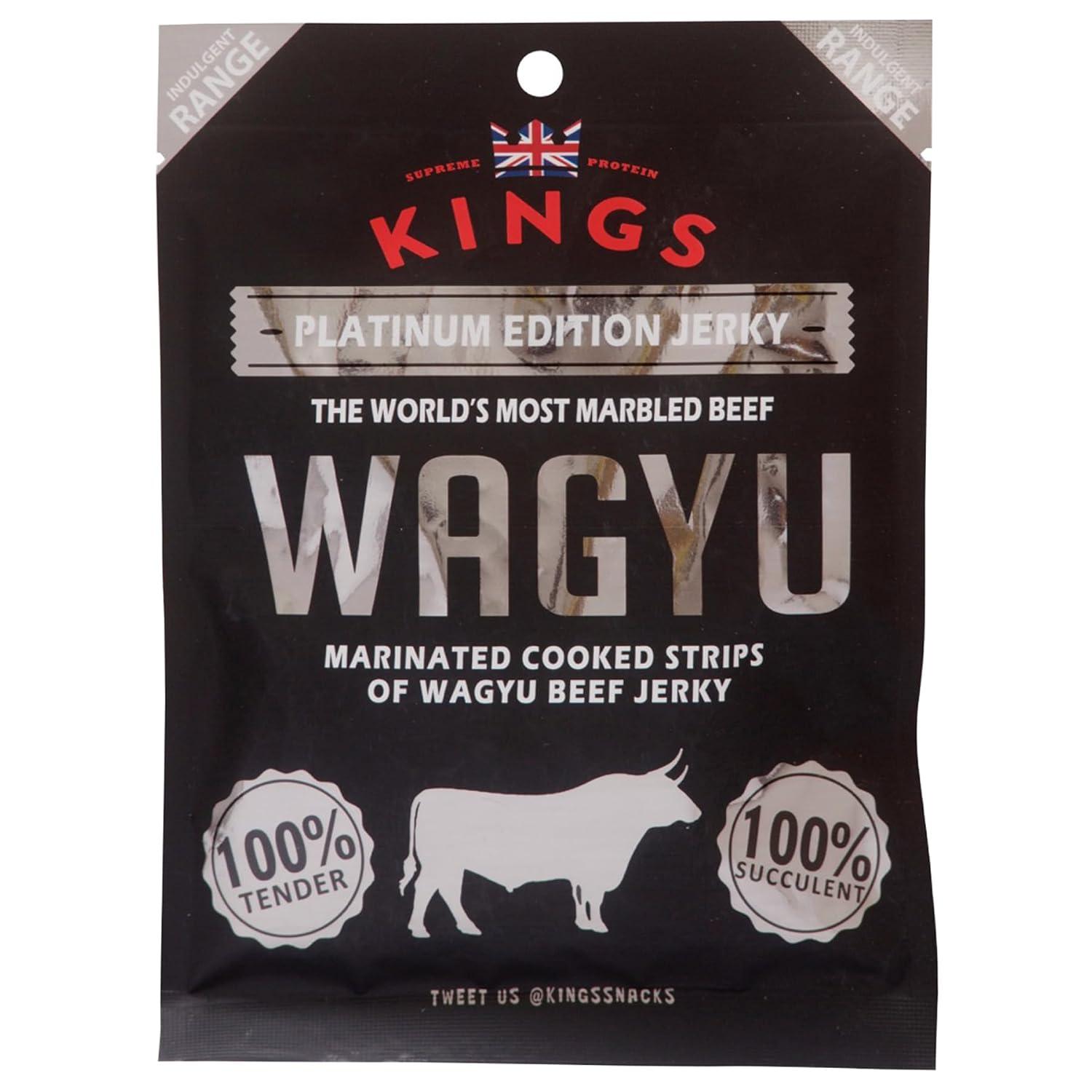 Buy Kings Platinum Wild West Wagyu Beef Jerky - Premium Dried Meat ...