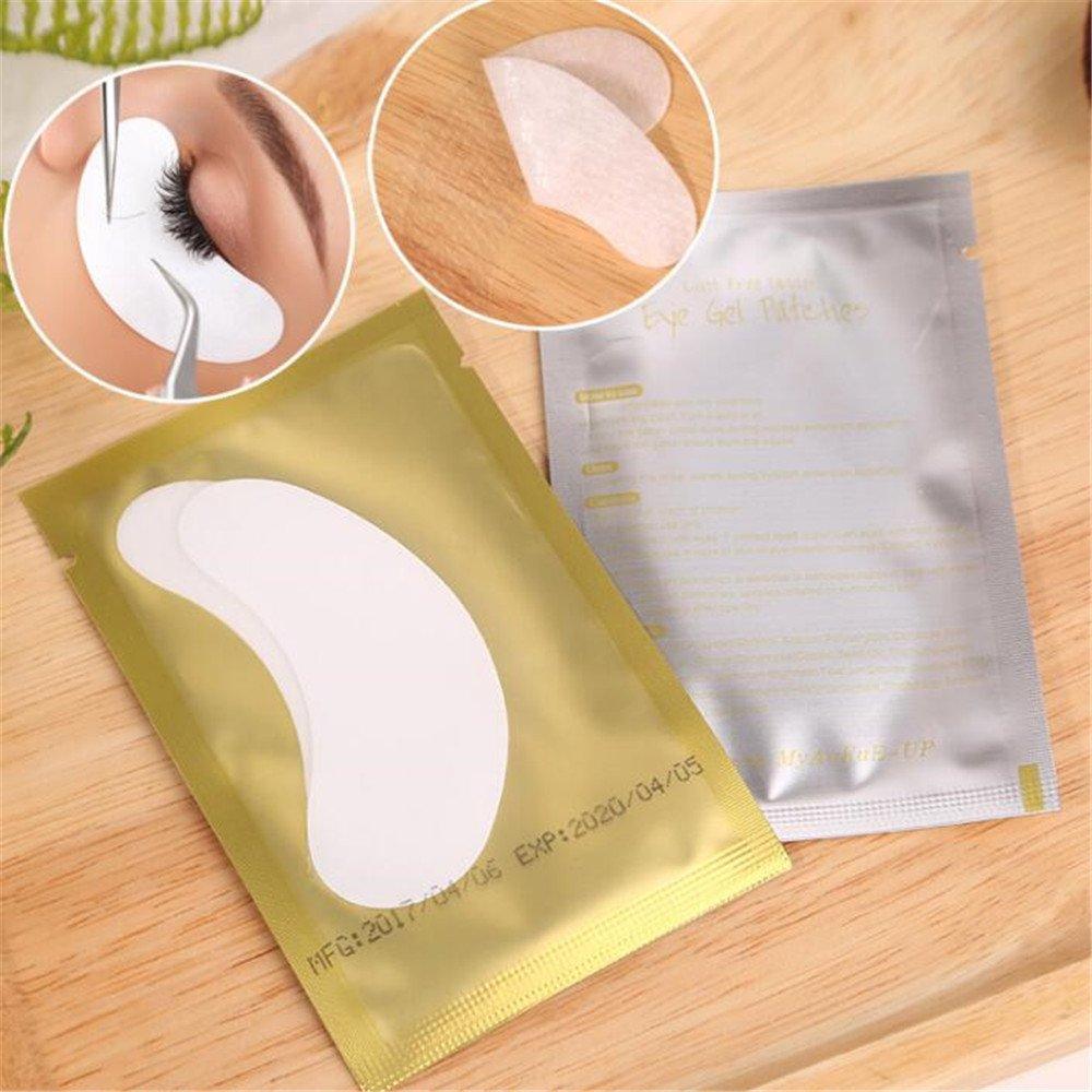100 Pairs Eye Gel Patches - Lint-Free Under Eye Pads for Lash ...