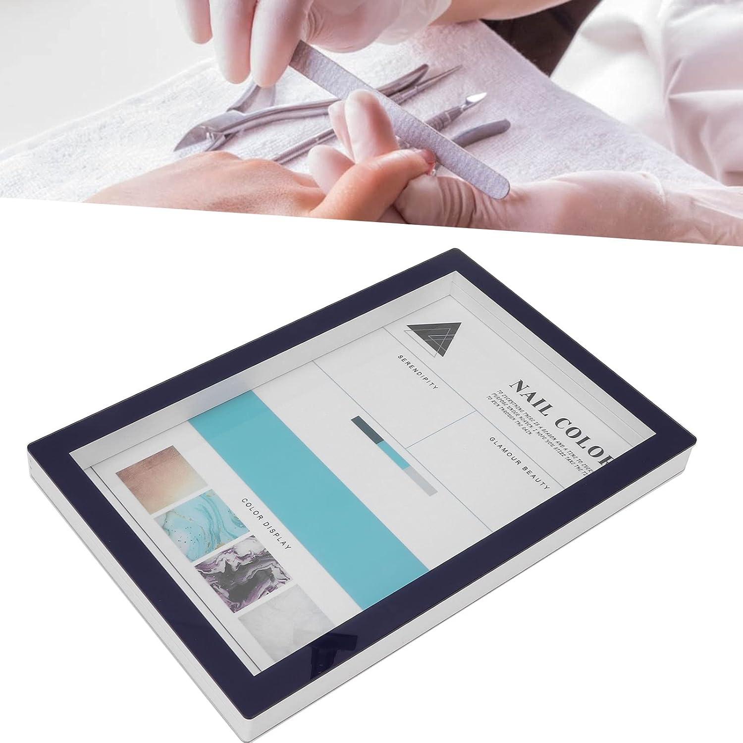 Shop Nail Color Card Book | Rounded Nail Tip Display with Magnetic ...