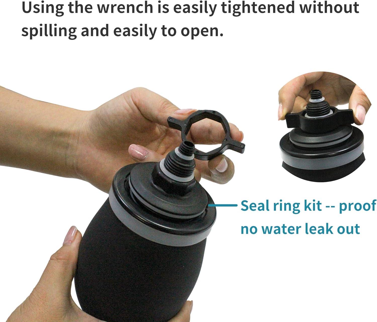 TopQuaFocus 420ml Black Anal Douche Bulb Kit - Colon Irrigation Douche ...