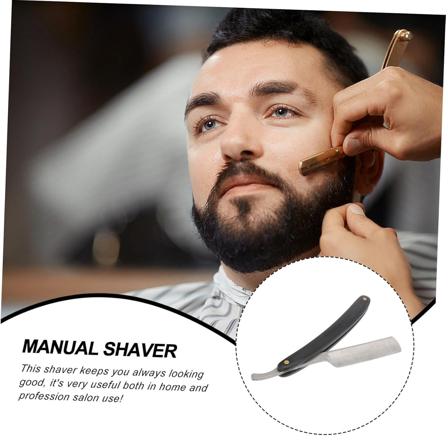 Frcolor Men's Razor - Premium Wooden Handle Shaving Tool for Men ...