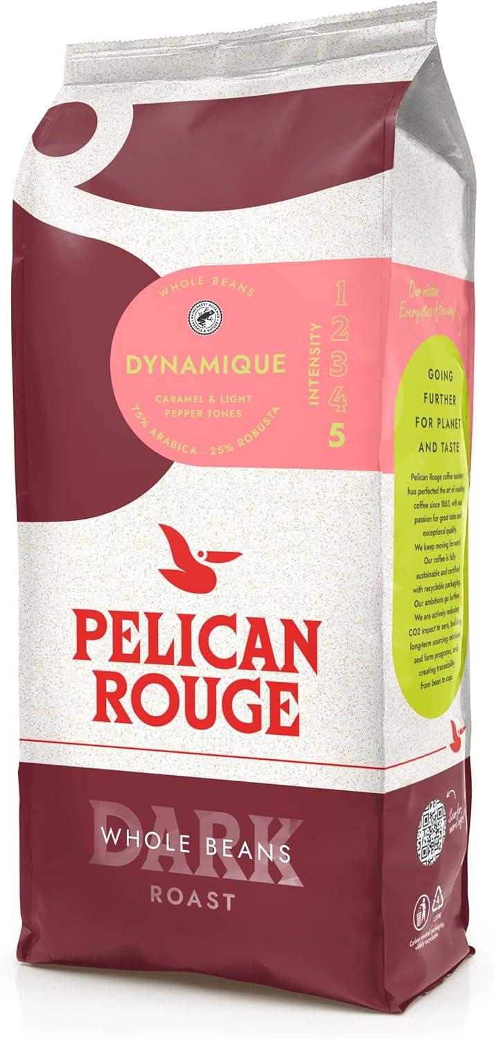 Pelican Rouge DYNAMIQUE Whole Dark Roasted Coffee Beans | 75 percent ...