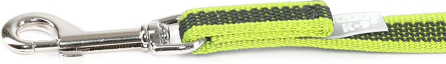 IDC Color & Gray Rubberized Leash - 14mm x 2m with Loop - Durable Neon ...
