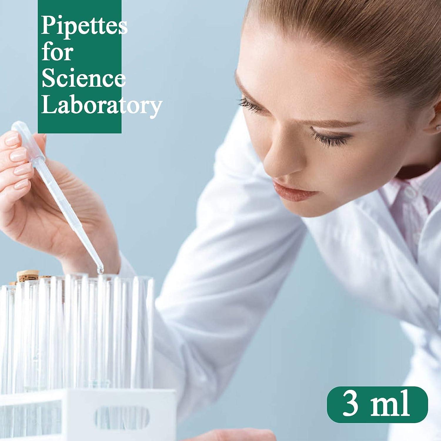 Moveland 100 PCS 3ML Disposable Plastic Eye Dropper for Essential Oils ...