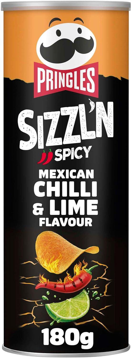 Pringles Sizzl'n Chilli & Lime Sharing Crisps 180g | Buy Now with ...