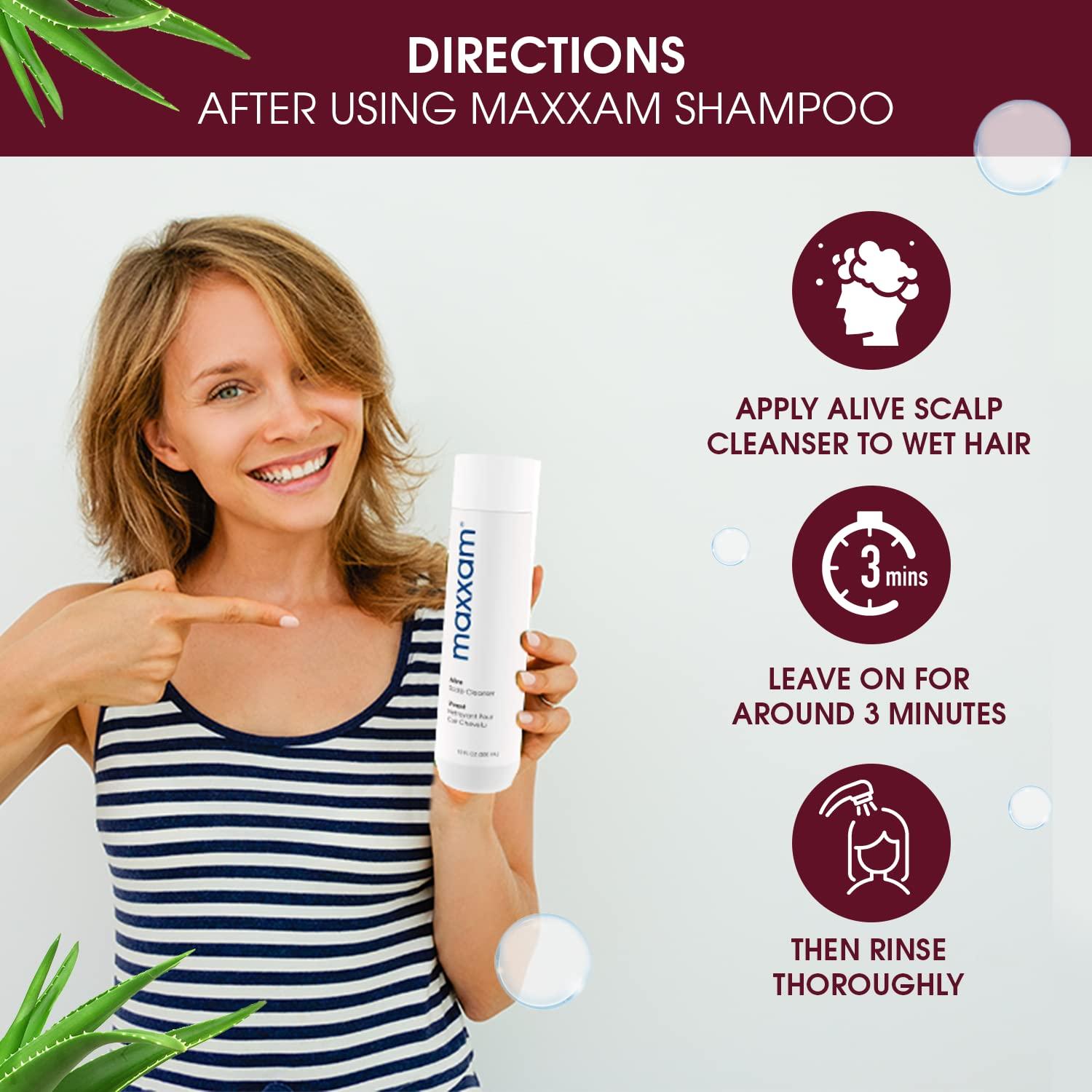 Maxxam Alive Fermented Rice Cleansing Shampoo - 10 Fl Oz