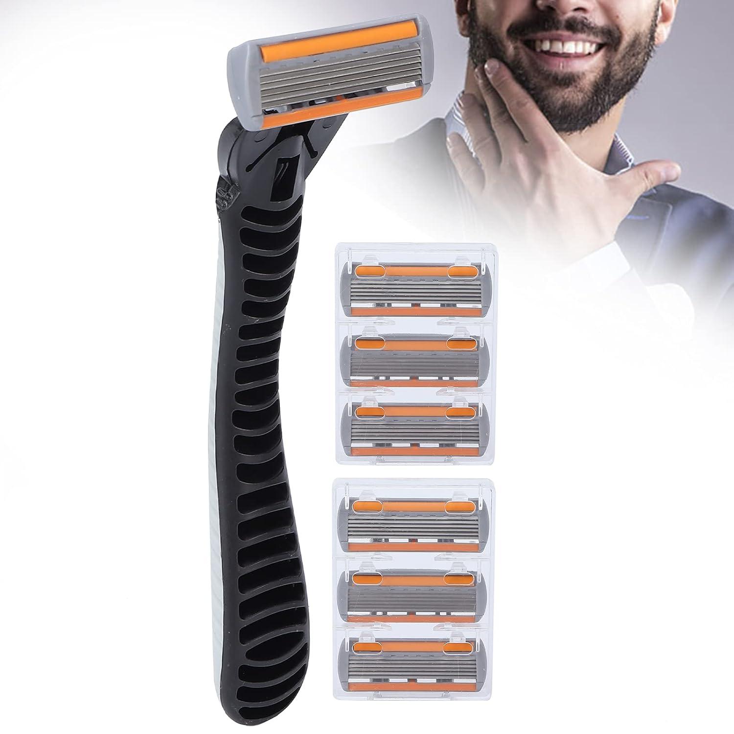 Buy Six Blade Razor | Streamline Men's Washable Razor for Home & Travel ...