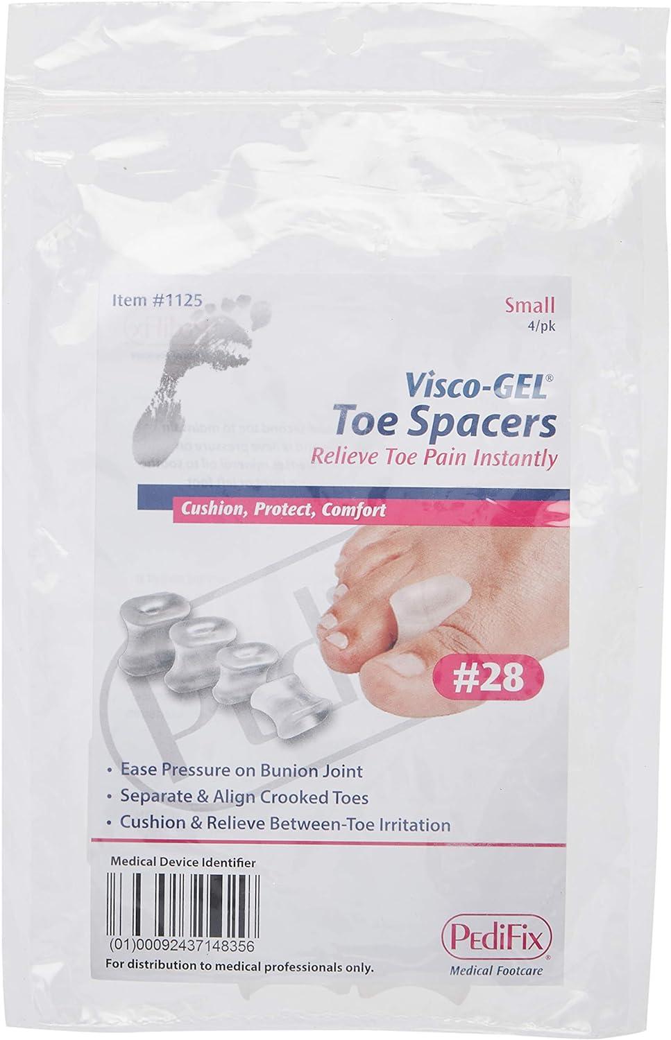 Pedifix Gel Smart Visco-Gel Toe Spacers - Small (4 Pack) | 1125 | Buy ...
