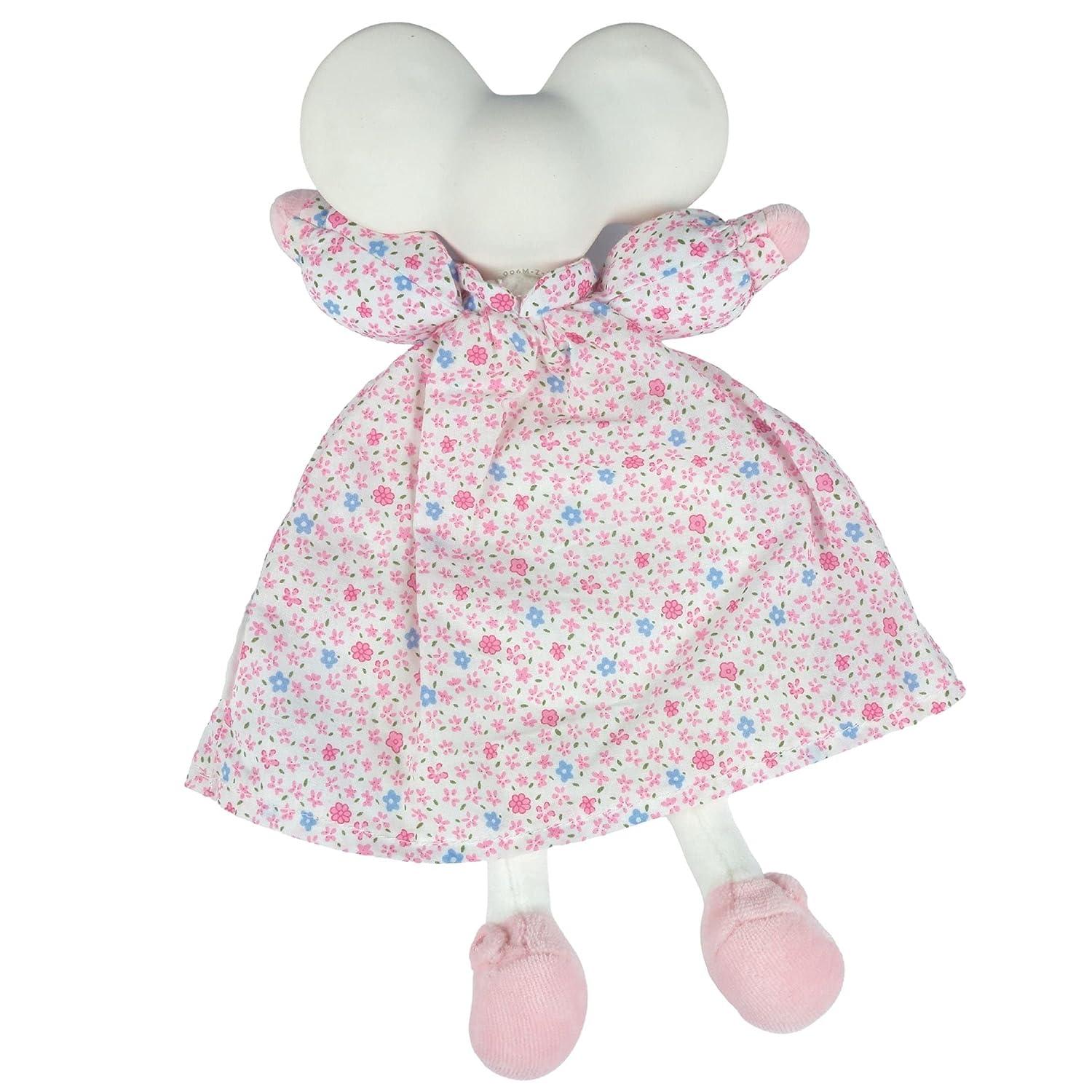 Tikiri Meiya Pink Mouse Flat Toy with Rubber Head - Eco-Friendly ...