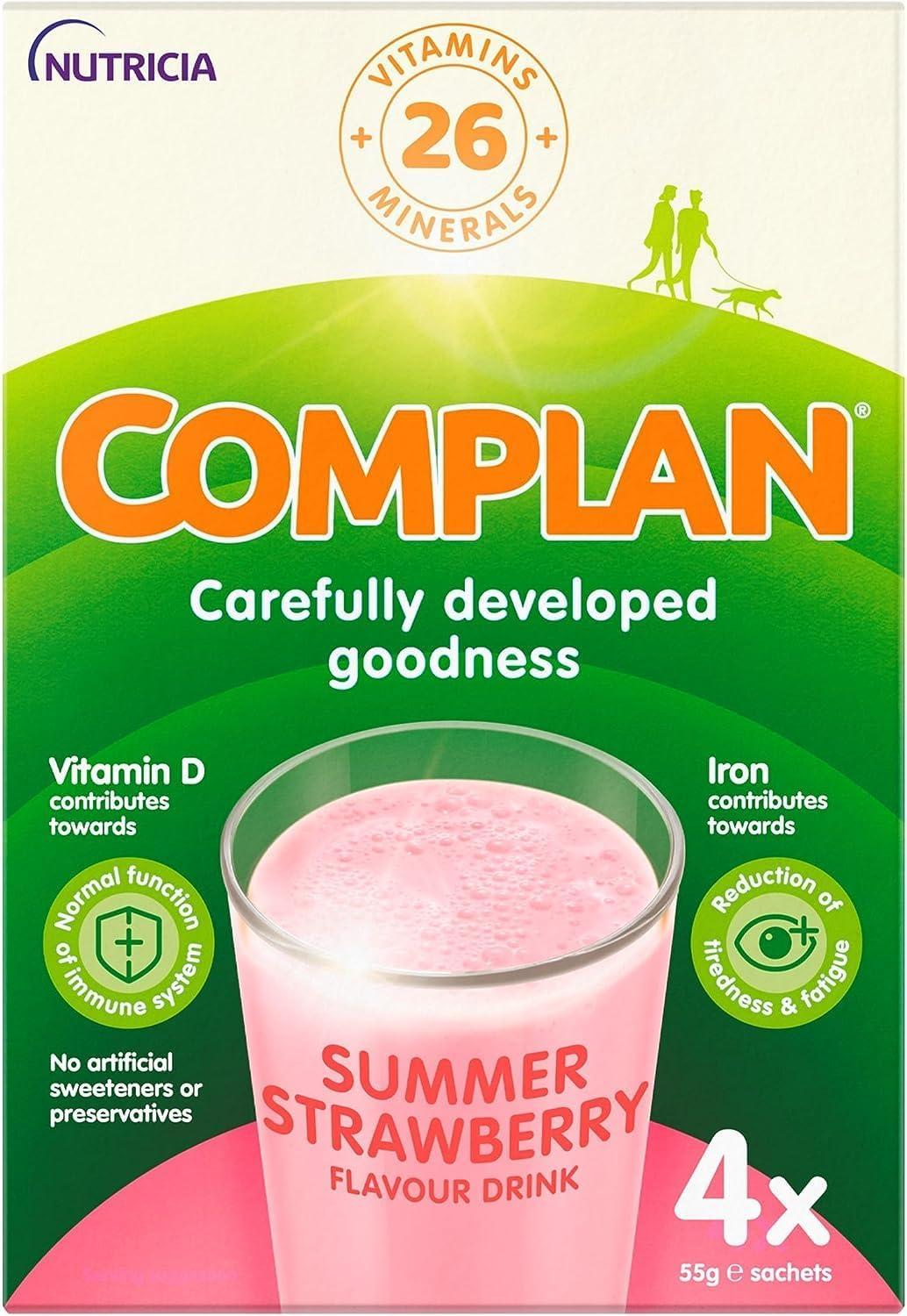 Nutritional Drink Sachets Bundle which Contains Complan Strawberry ...