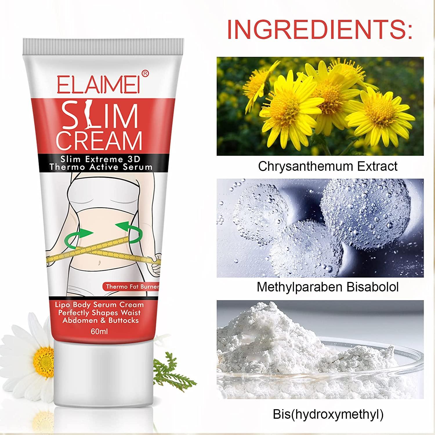 2 Pack Slimming Hot Cream for Belly Fat & Cellulite - Waist, Belly ...