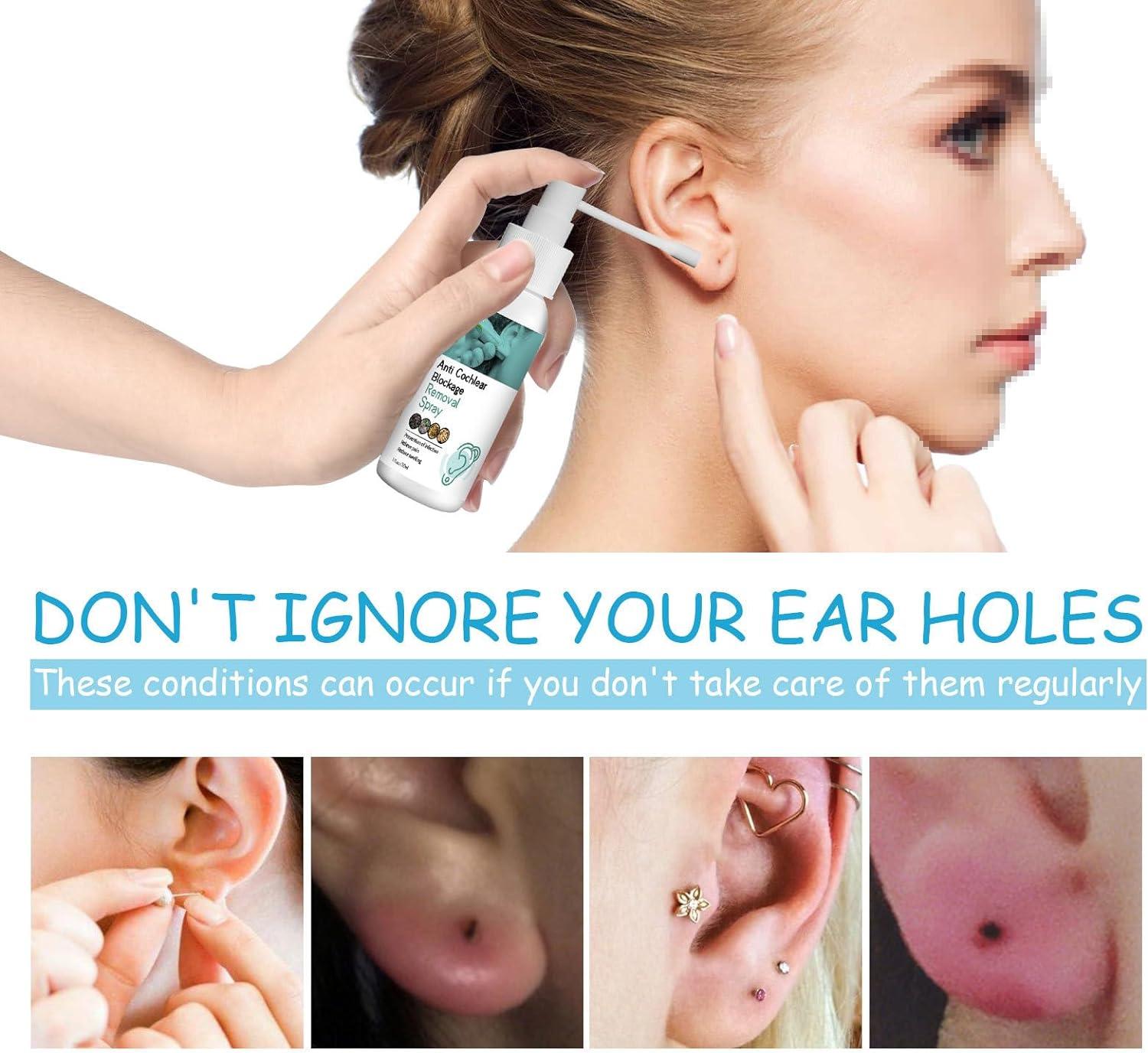 Anti Tinnitus & Earwax Removal Spray - 3PCS Set for Effective Cochlear ...