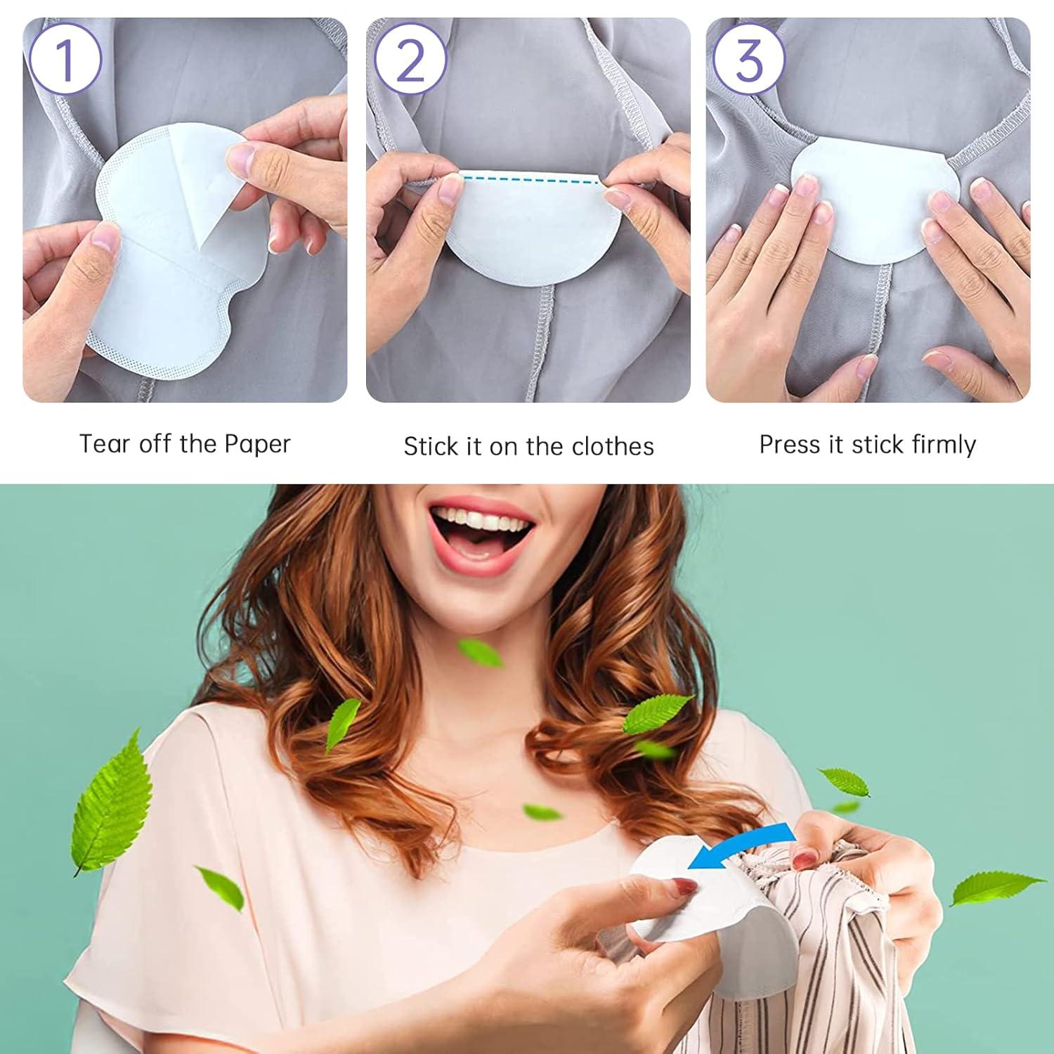 Empal Armpit Sweat Pads - 40 Invisible & Comfortable One-Way Protection ...