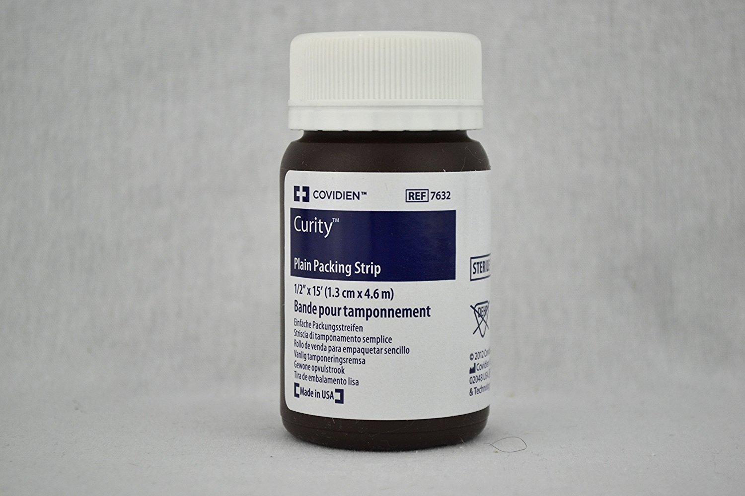 Curity Plain Packing Strip 1/2 X 15' - Medical Grade Wound Care ...