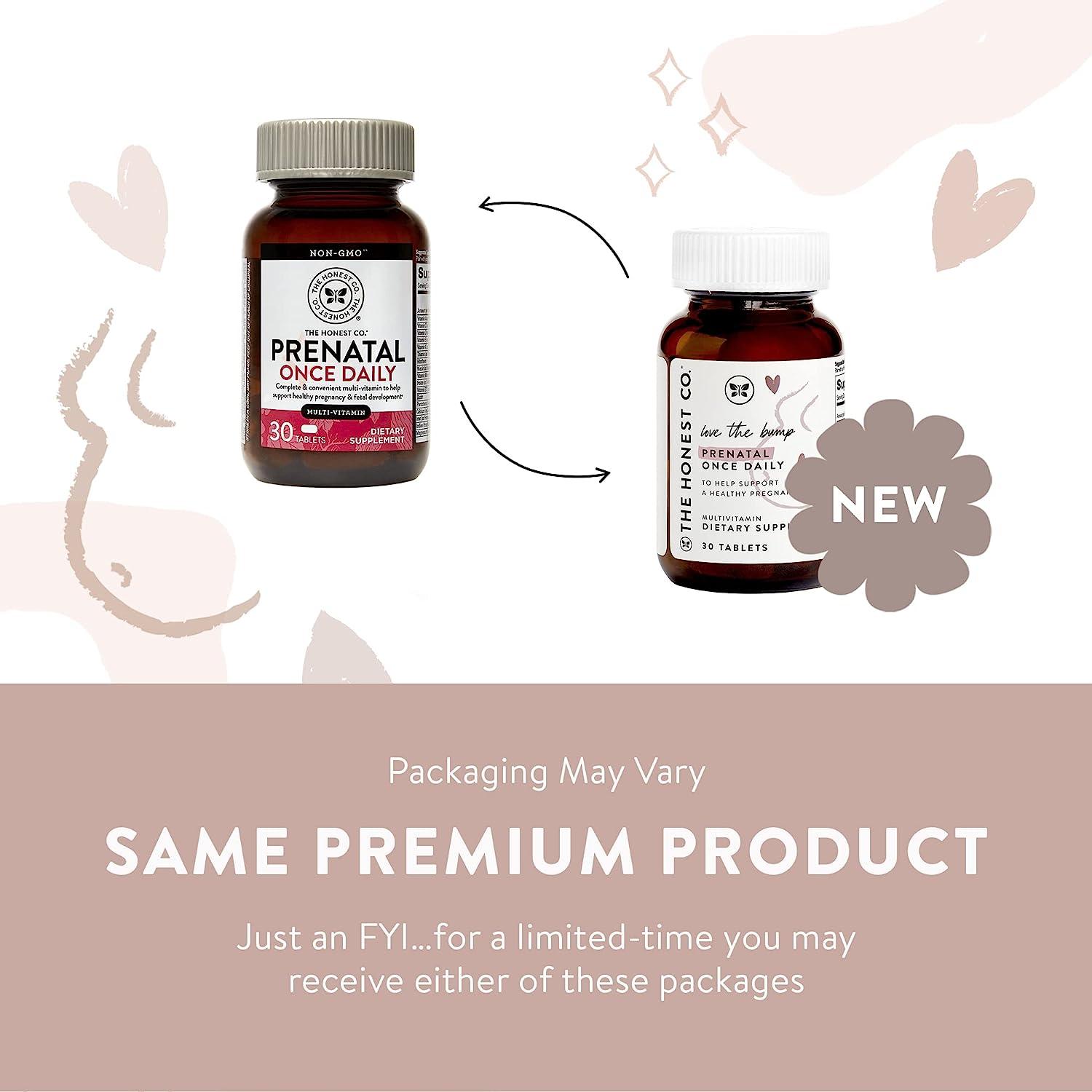 The Honest Company Love the Bump Prenatal Once Daily Supplement - Non ...