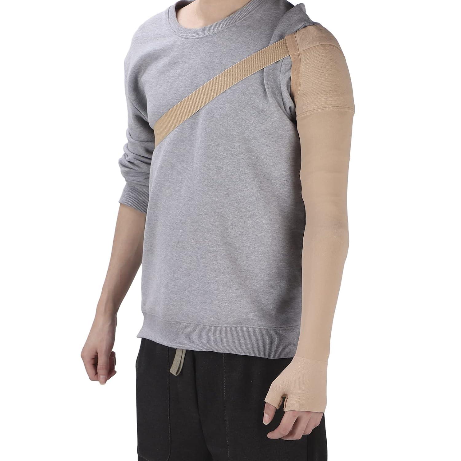 Mastectomy Compression Arm Sleeve for Lymphedema Support Left Hand ...