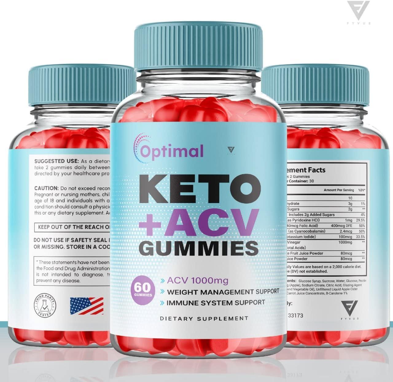 2 Pack Optimal Keto Acv Gummies Advanced Weight Loss Shark Plus Tank